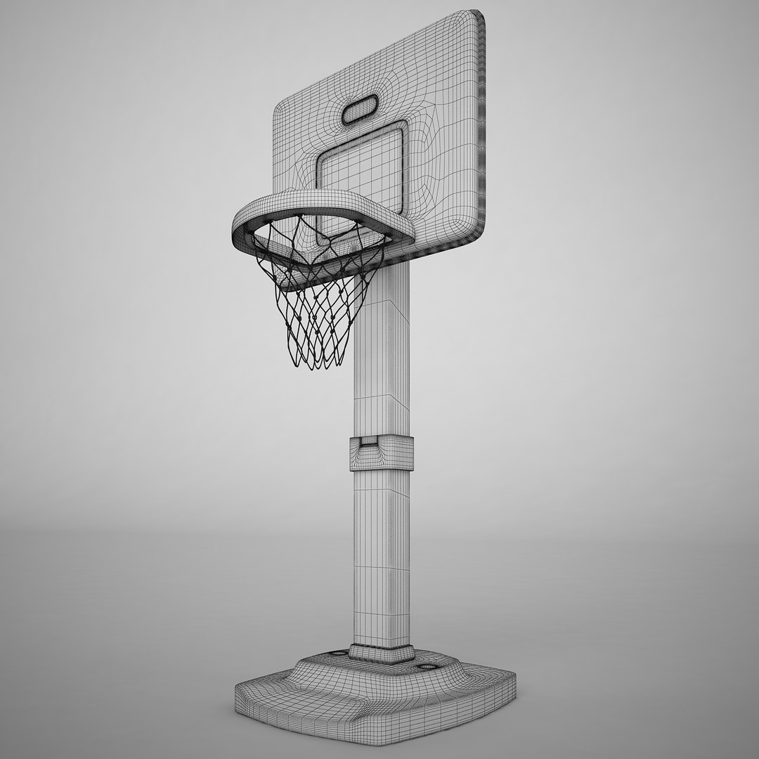 3d Basketball Hoop B