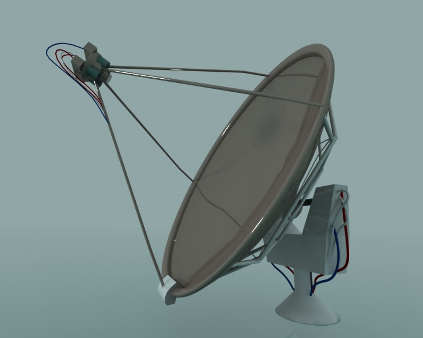 3d Max Satellite Dish