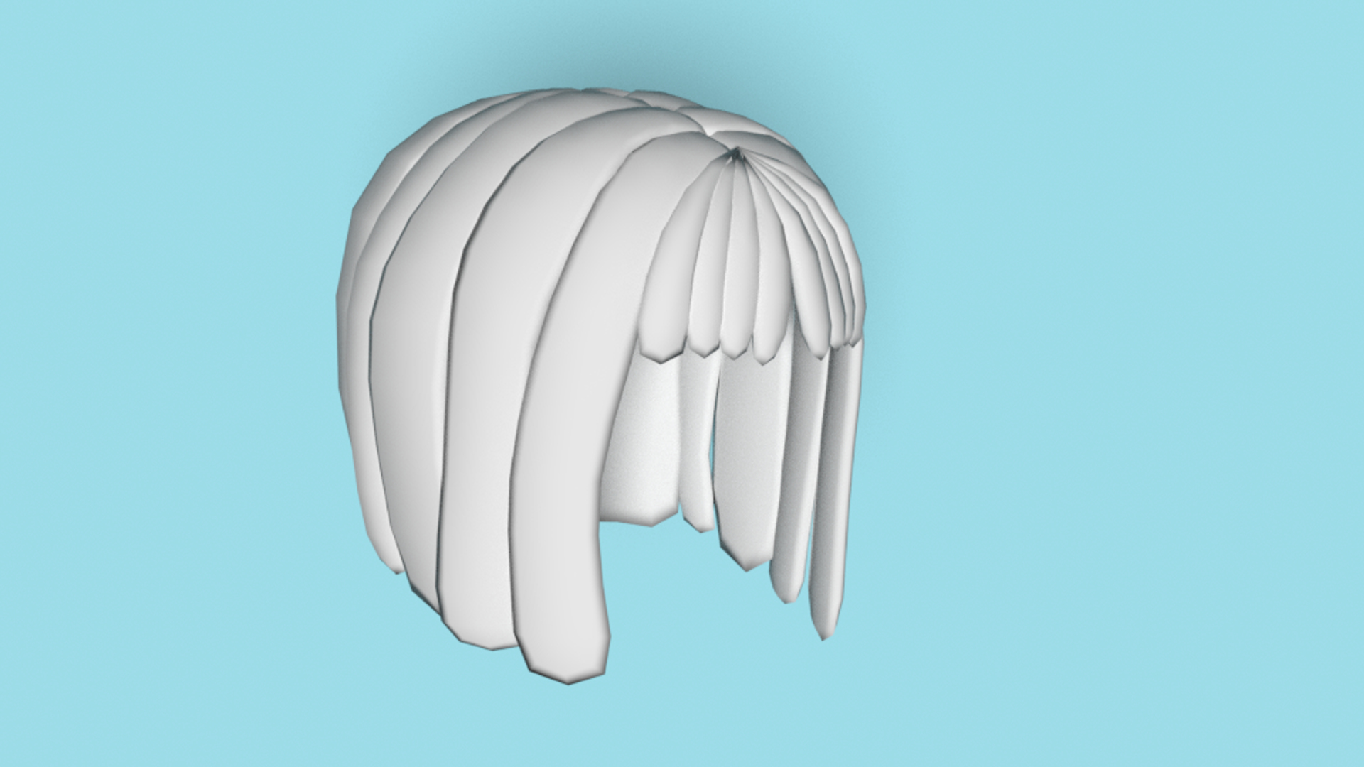 Free low-poly hair 3D model - TurboSquid 1372308