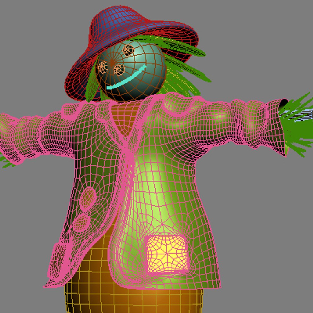 Scarecrow 3d Model