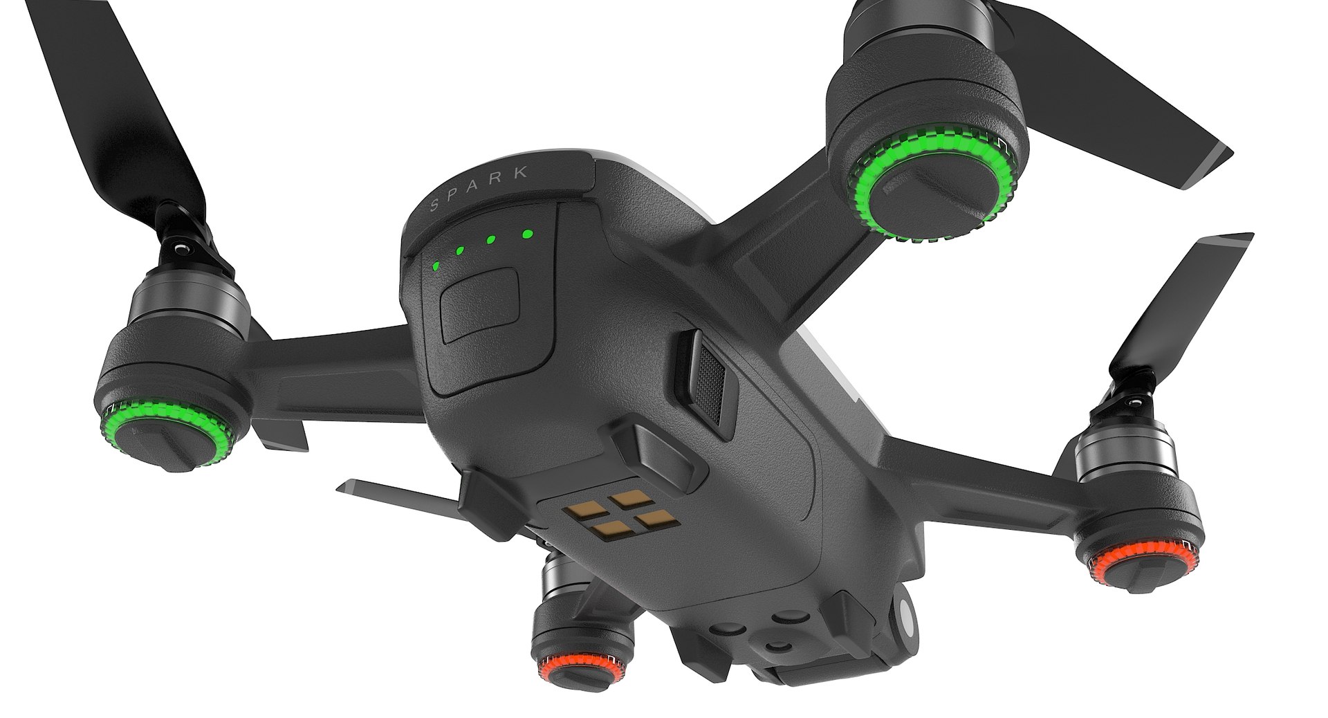 Dji Spark Mini Drone 3D Model - TurboSquid 1186868