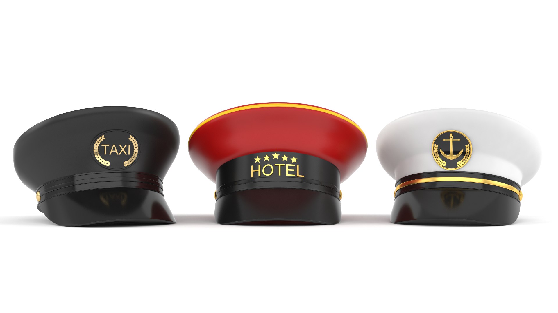 Uniform Caps Model - TurboSquid 2355972