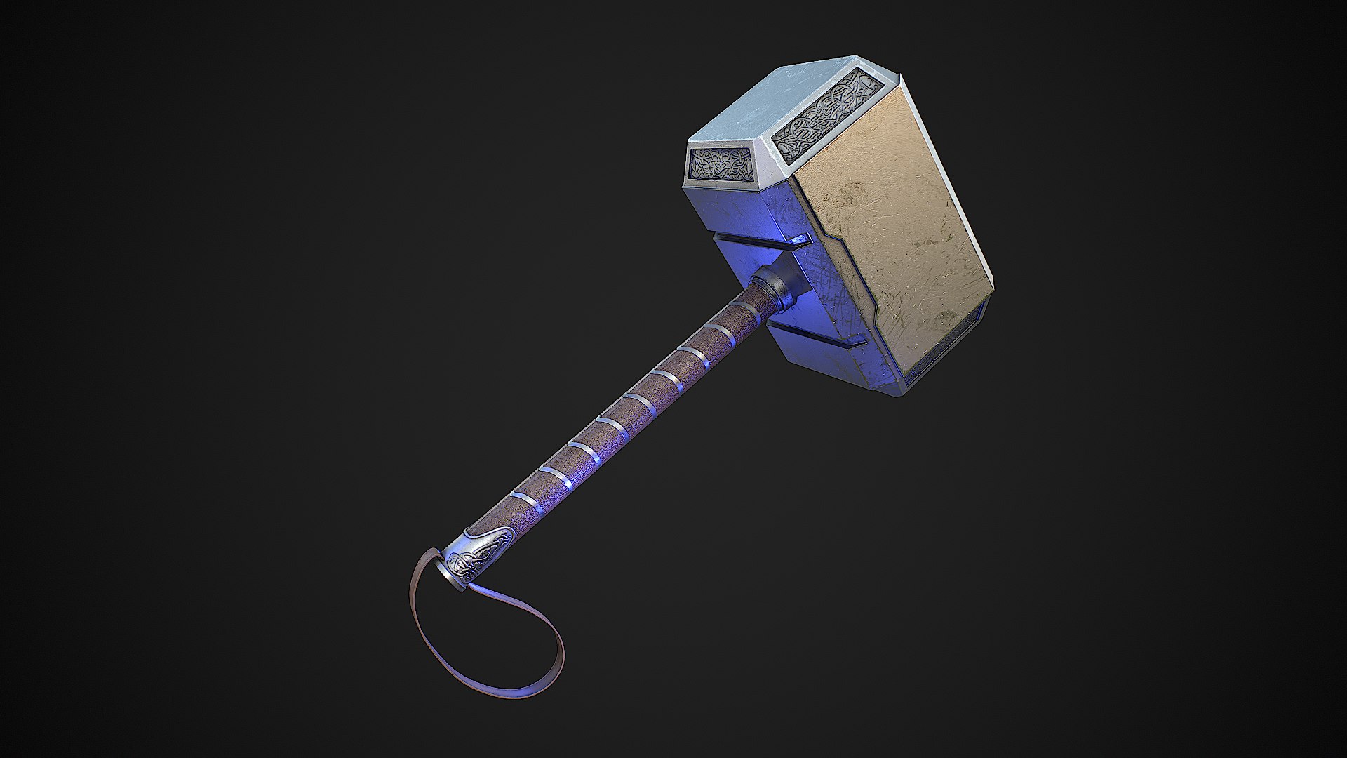 Thor Hammer Mjolnir Low-poly Model - TurboSquid 2376228