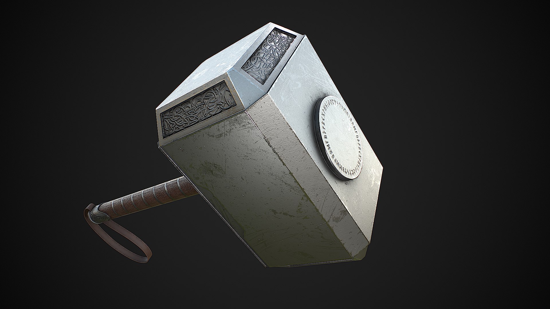 Thor Hammer Mjolnir Low-poly Model - TurboSquid 2376228