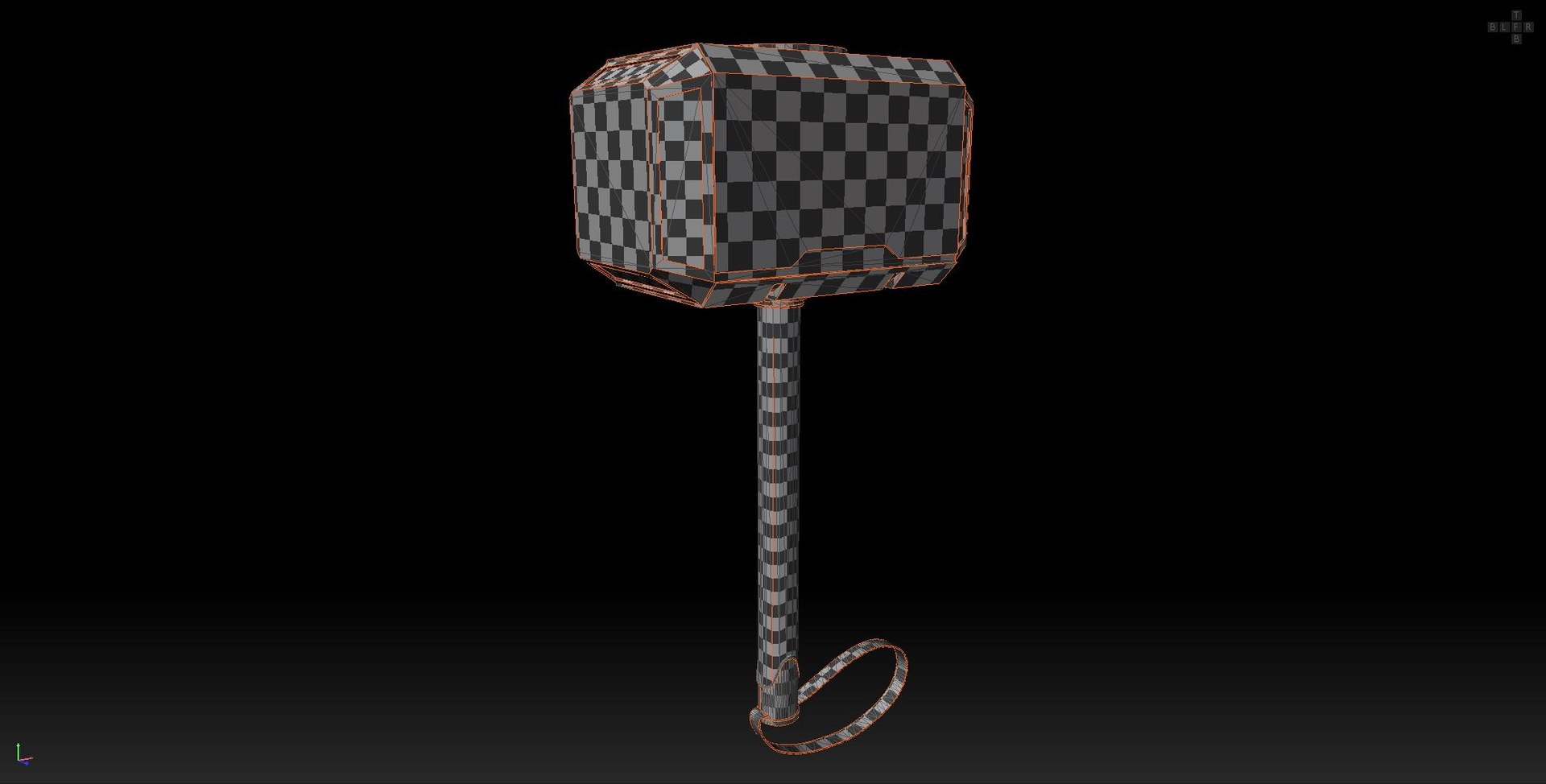 Thor Hammer Mjolnir Low-poly Model - TurboSquid 2376228