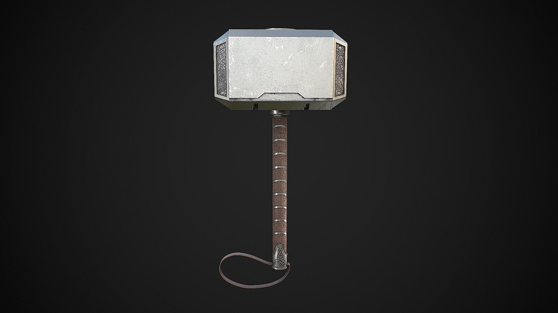 Thor Hammer Mjolnir Low-poly Model - TurboSquid 2376228