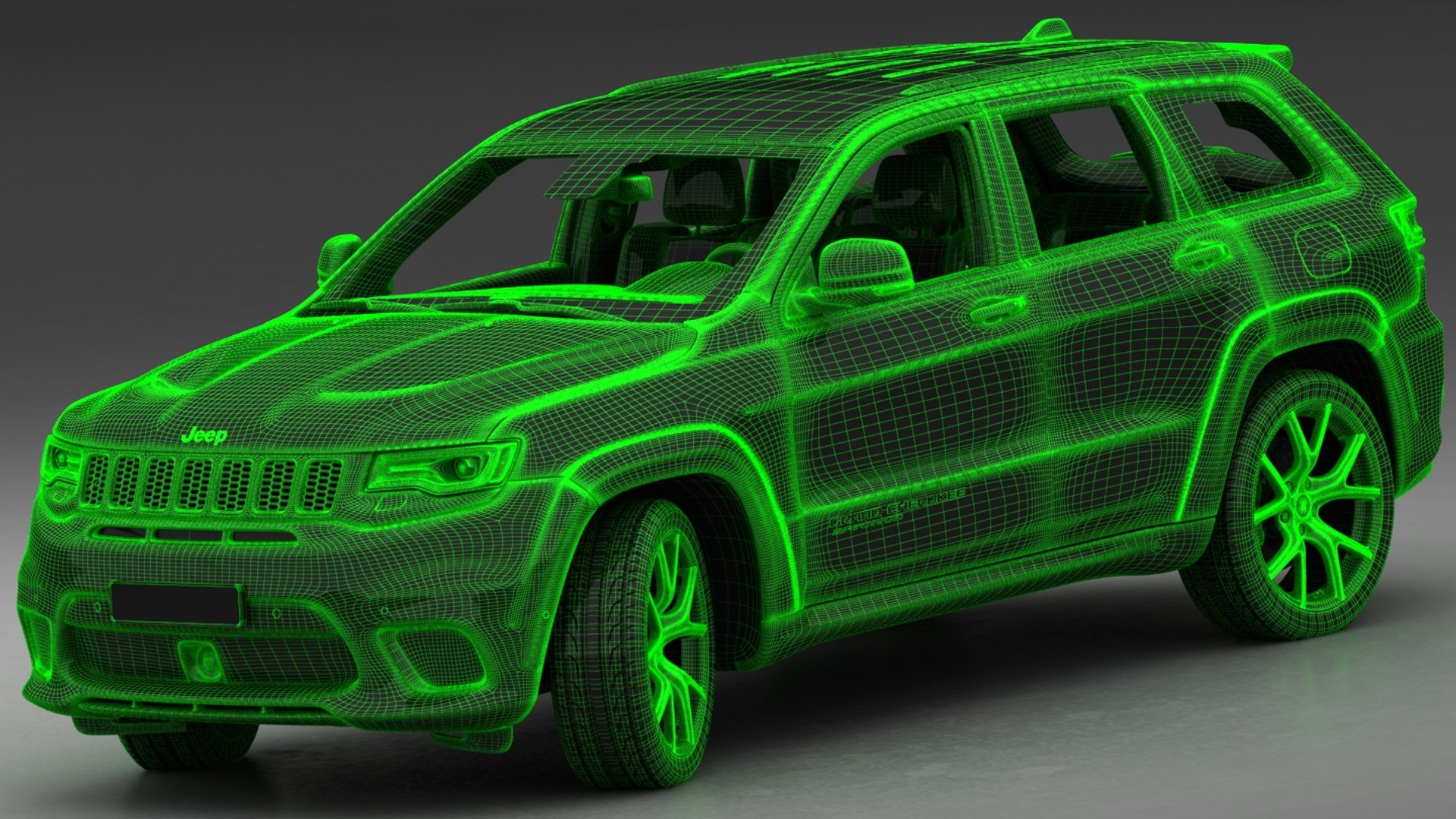 3D Jeep Grand Cherokee Trackhawk - TurboSquid 1311833