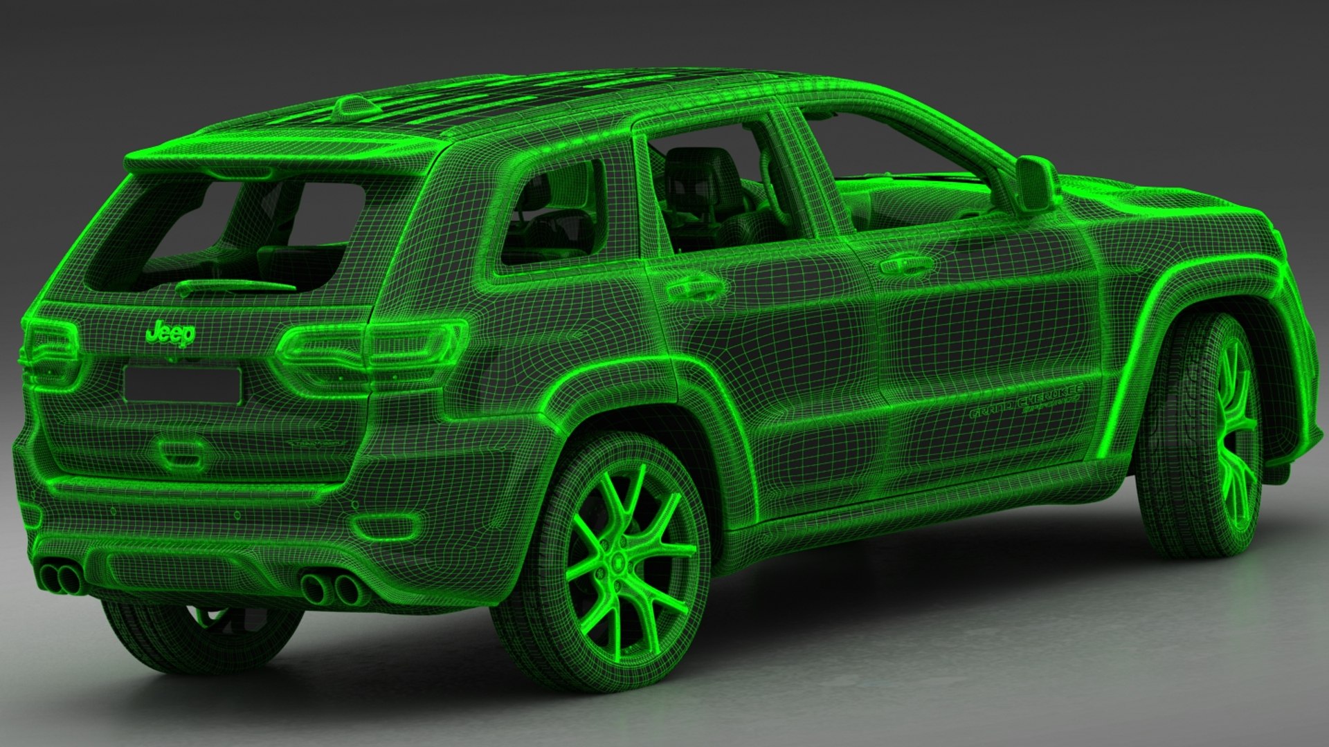 3D Jeep Grand Cherokee Trackhawk - TurboSquid 1311833