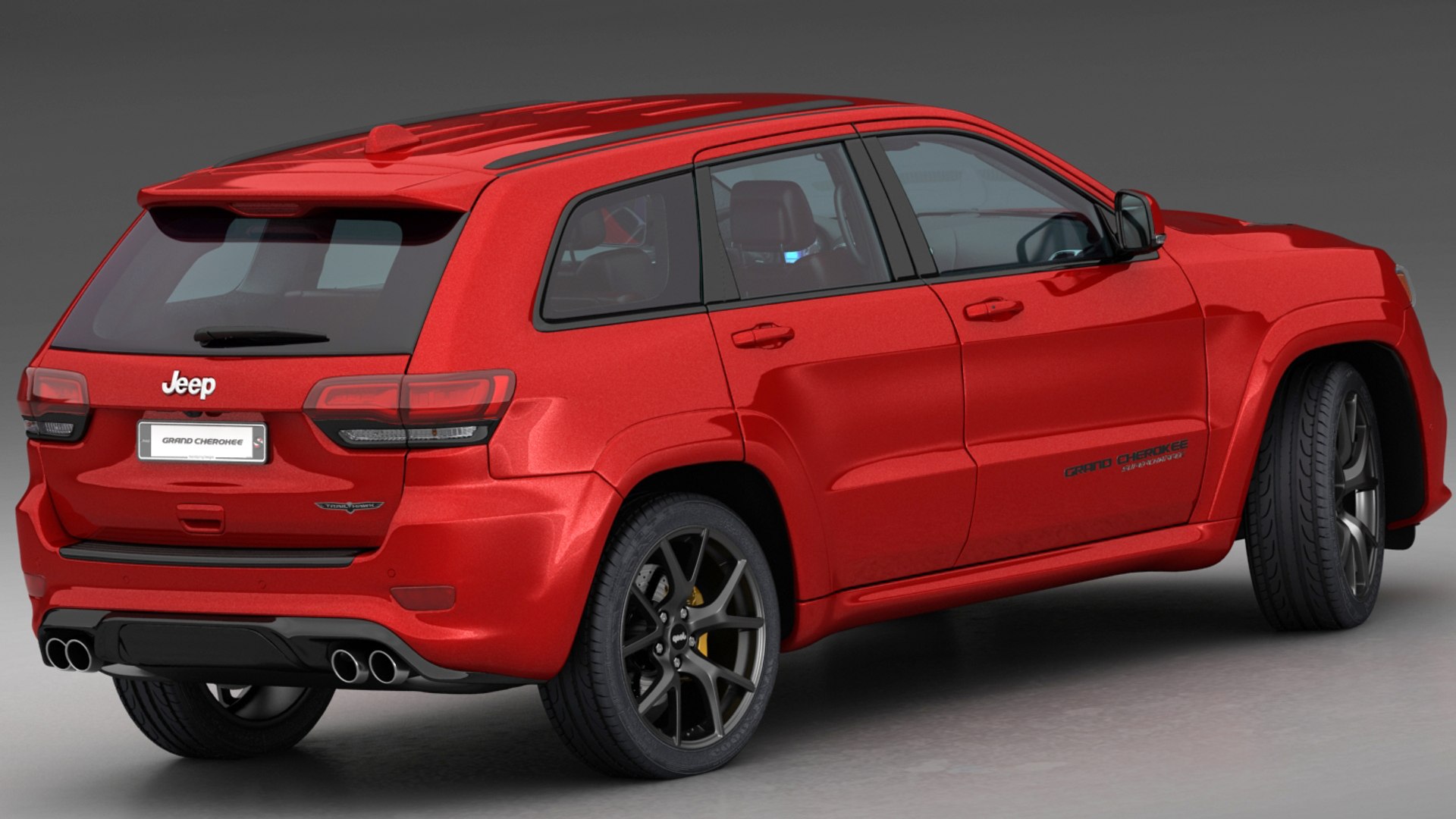 3D Jeep Grand Cherokee Trackhawk - TurboSquid 1311833