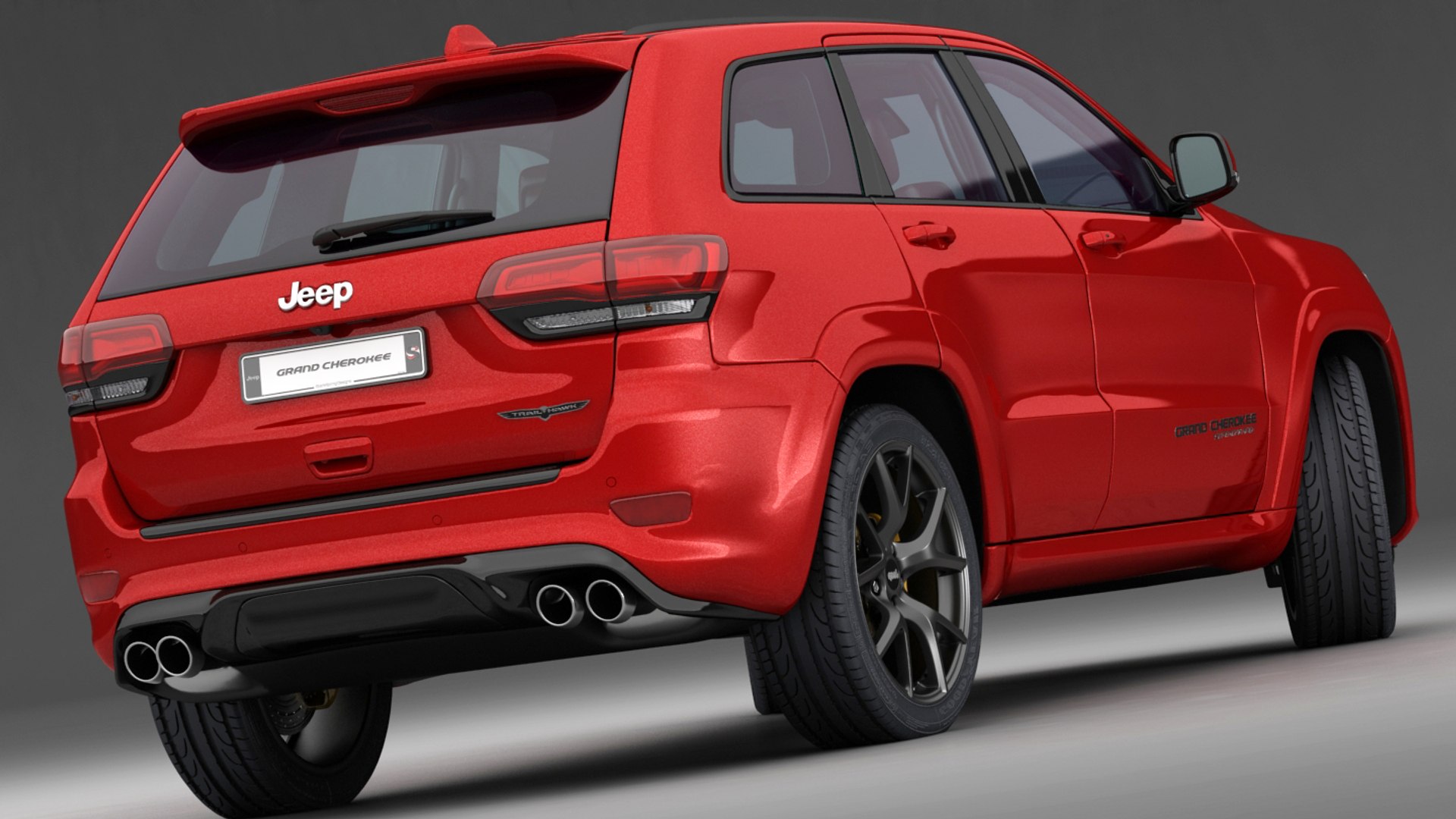 3D Jeep Grand Cherokee Trackhawk - TurboSquid 1311833