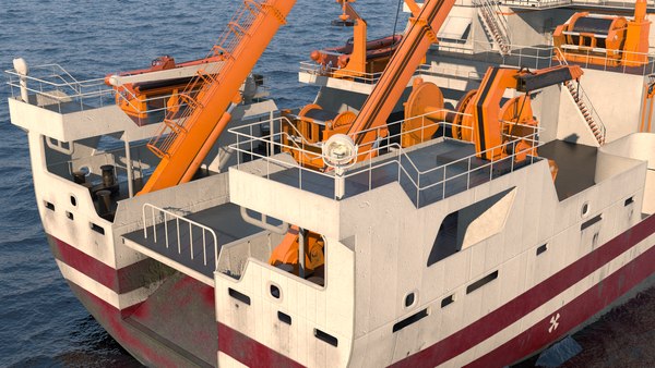 3D multipurpose research vessel sea ocean model - TurboSquid 1625854