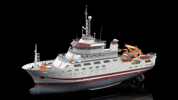 3D multipurpose research vessel sea ocean model - TurboSquid 1625854