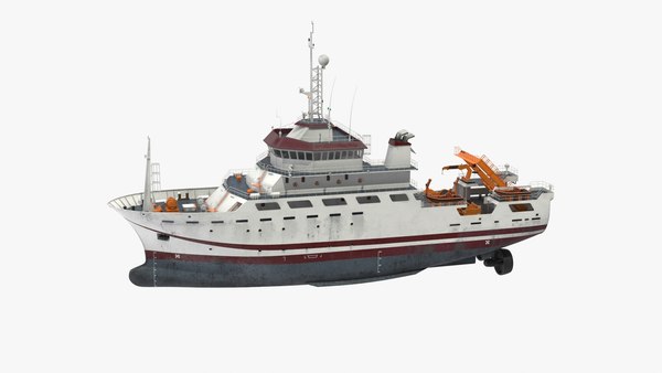 3D multipurpose research vessel sea ocean model - TurboSquid 1625854