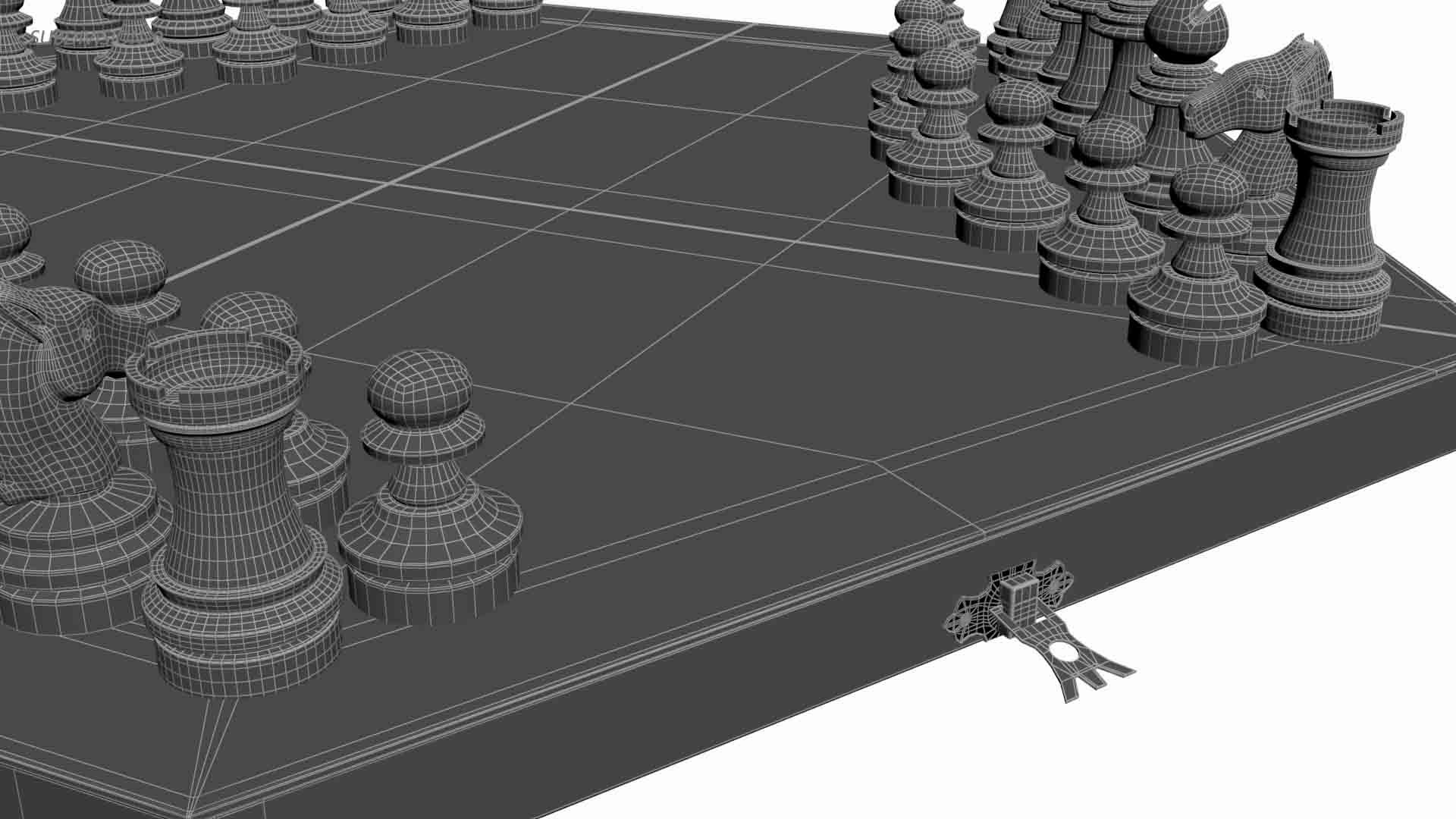 Chess 3 Players 3D Model - TurboSquid 1914160