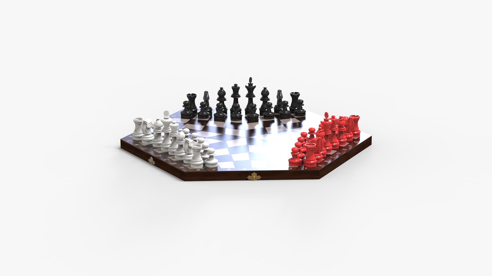 Chess 3 Players 3D Model - TurboSquid 1914160