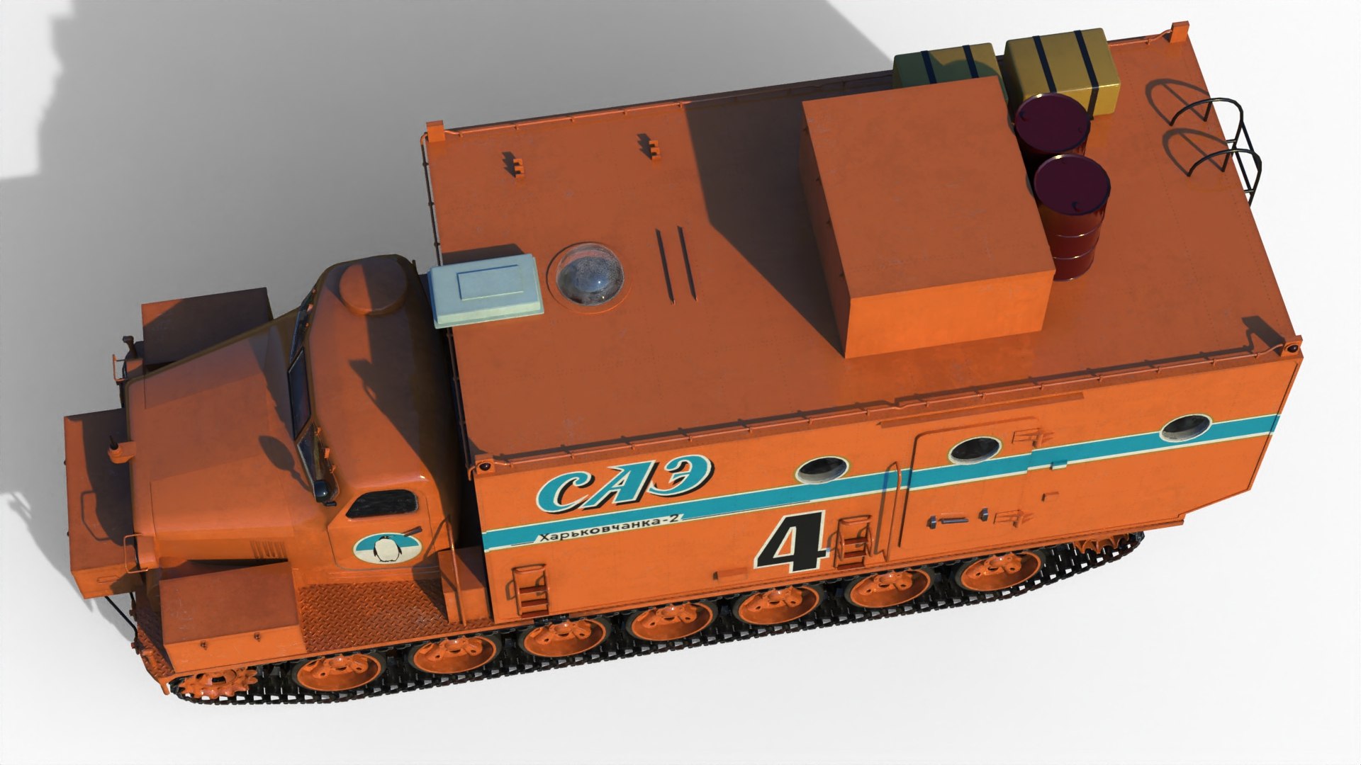 Kharkovchanka-2 Soviet Antarctic Cruisers STT Model - TurboSquid 2113051