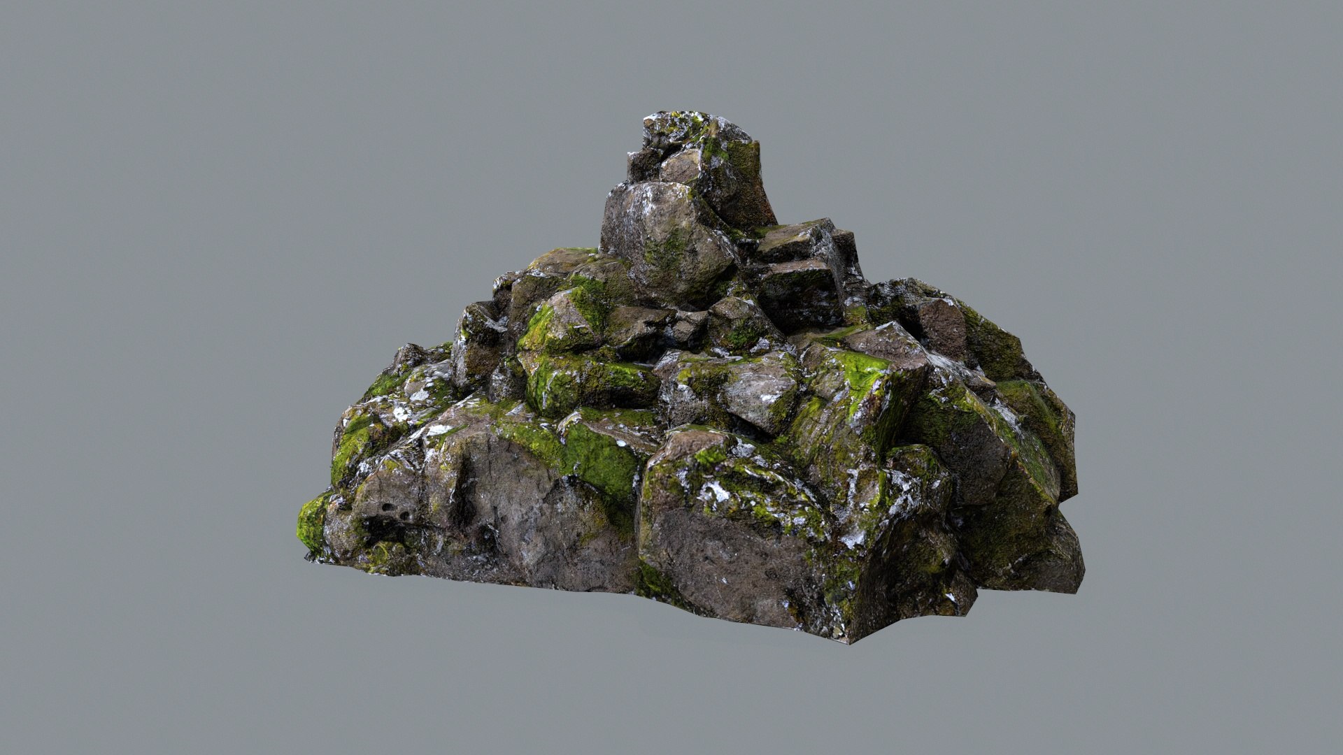Snow Rocks 3D Model - TurboSquid 2202118