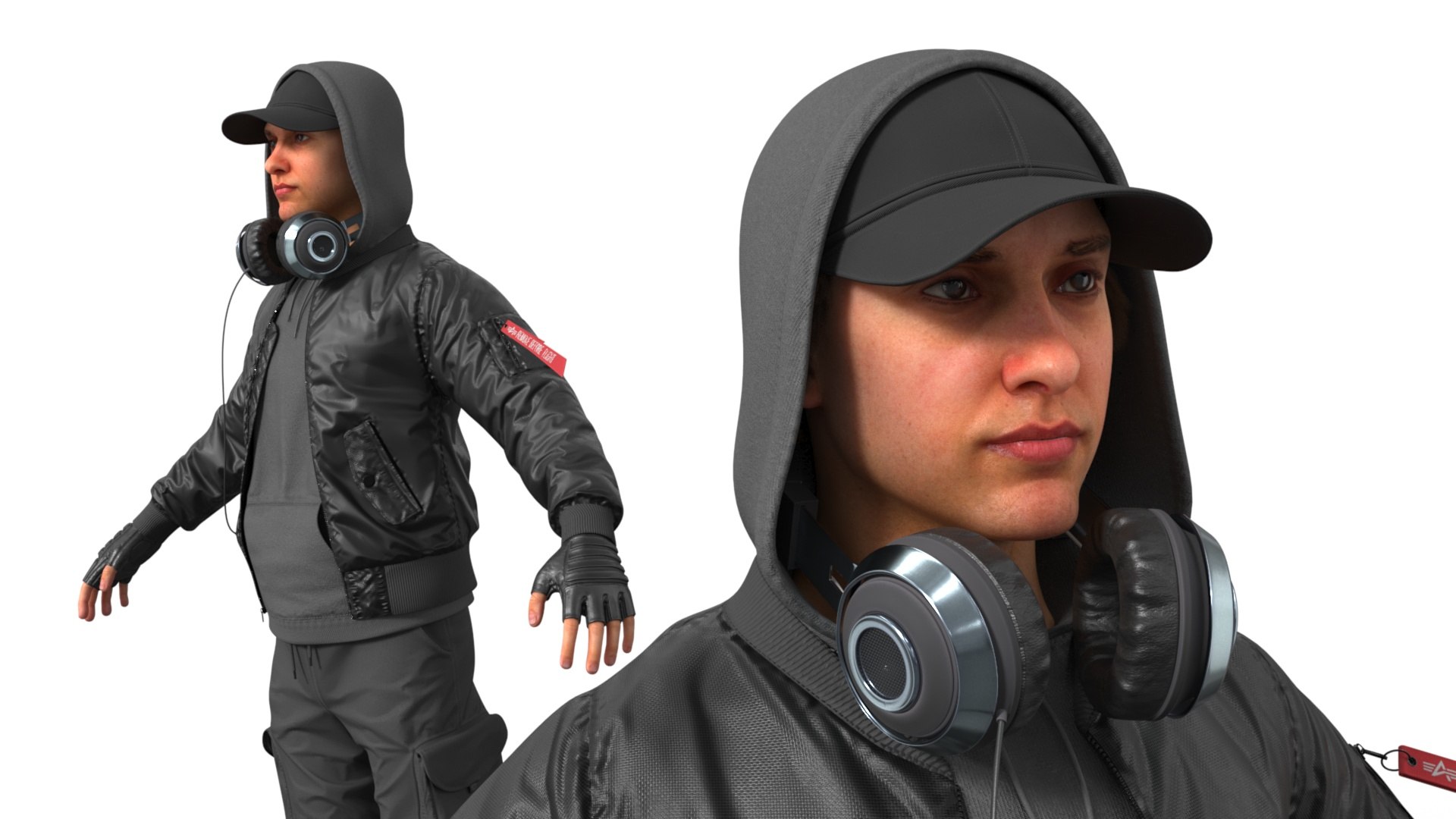 3D Urban Young Man Character - TurboSquid 2426073