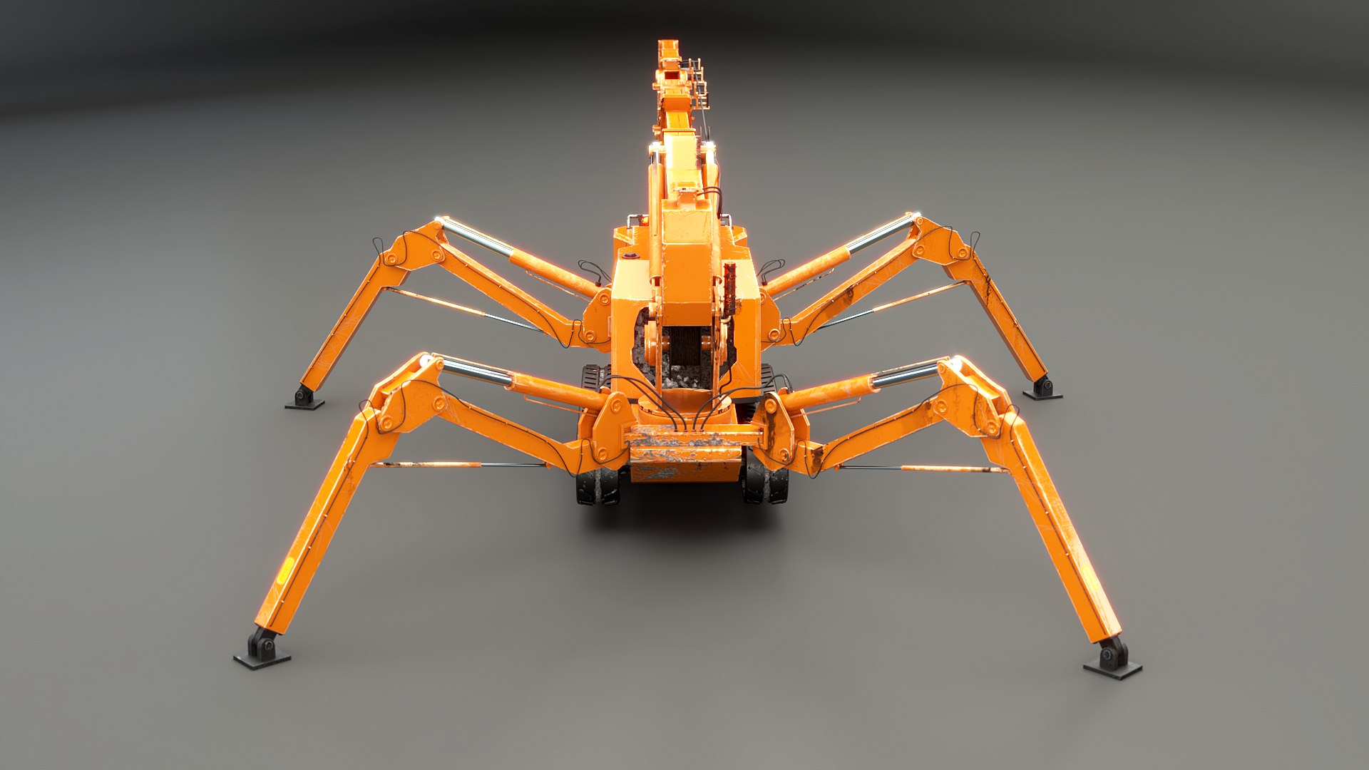 3D Mini Crawler - Spider Crane Used Model - TurboSquid 2207521