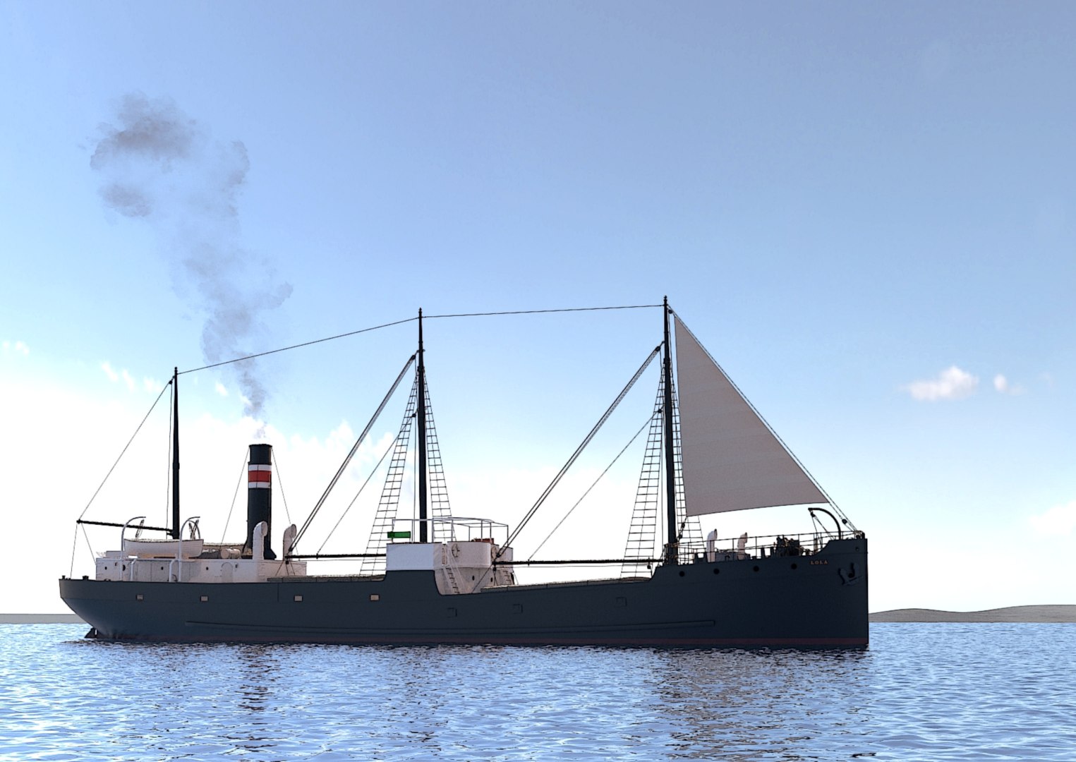 Steam Coaster 3D Model - TurboSquid 2124666