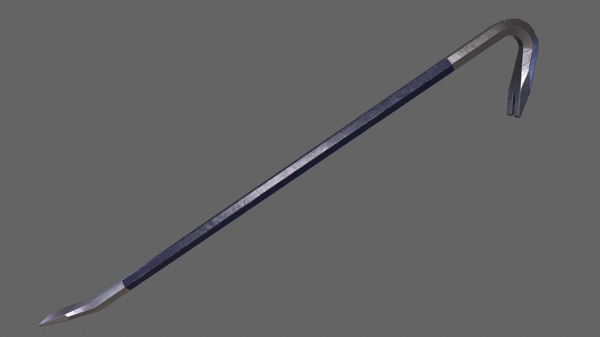3D PBR Crowbar V1Blue - TurboSquid 2040218
