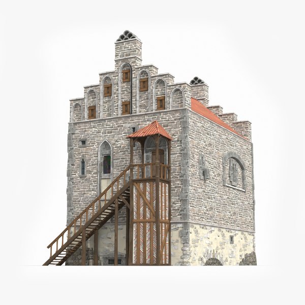 Medieval town buildings 3D 모델 - TurboSquid 1975613