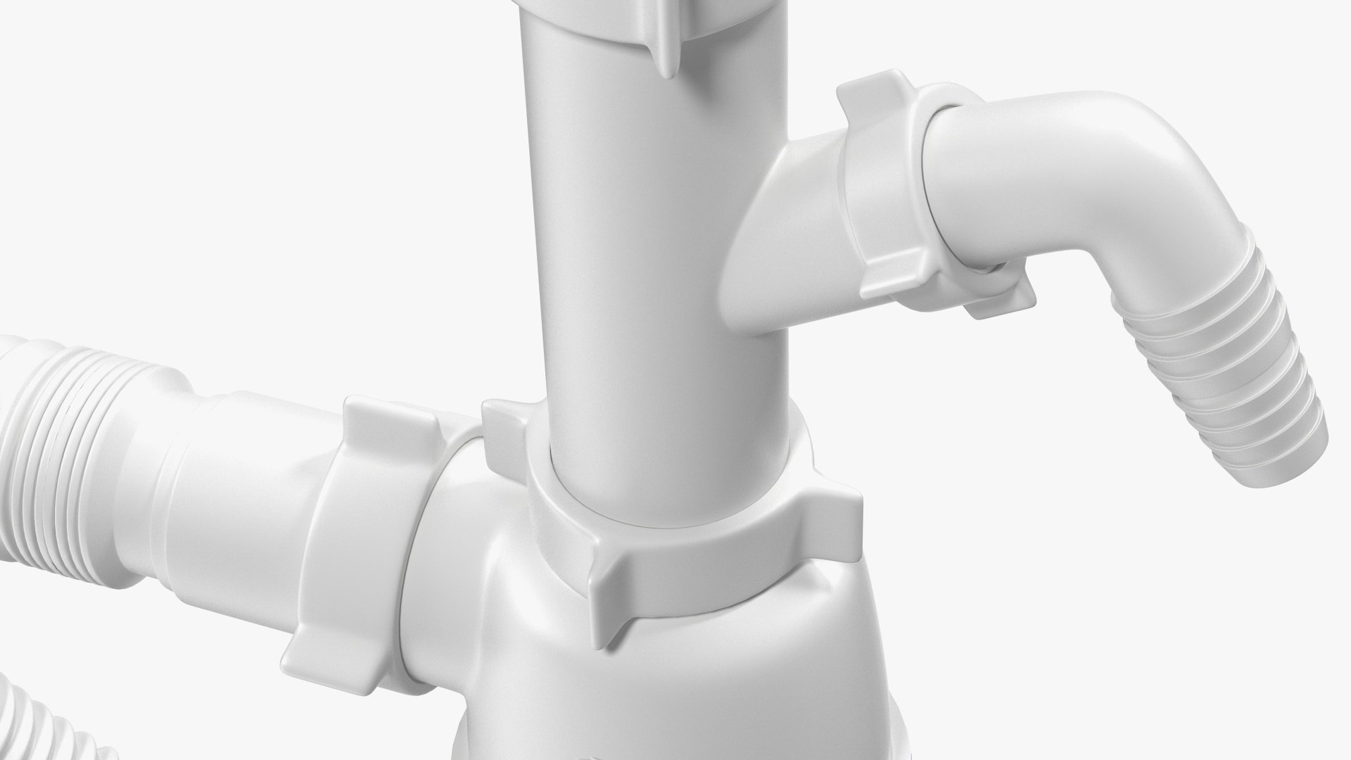 Sink Siphon Parts 3D Model - TurboSquid 1485161