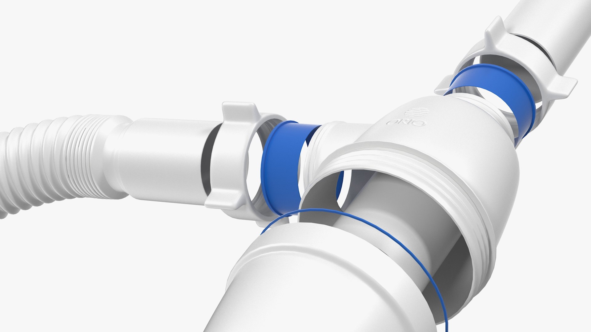 Sink Siphon Parts 3D Model - TurboSquid 1485161