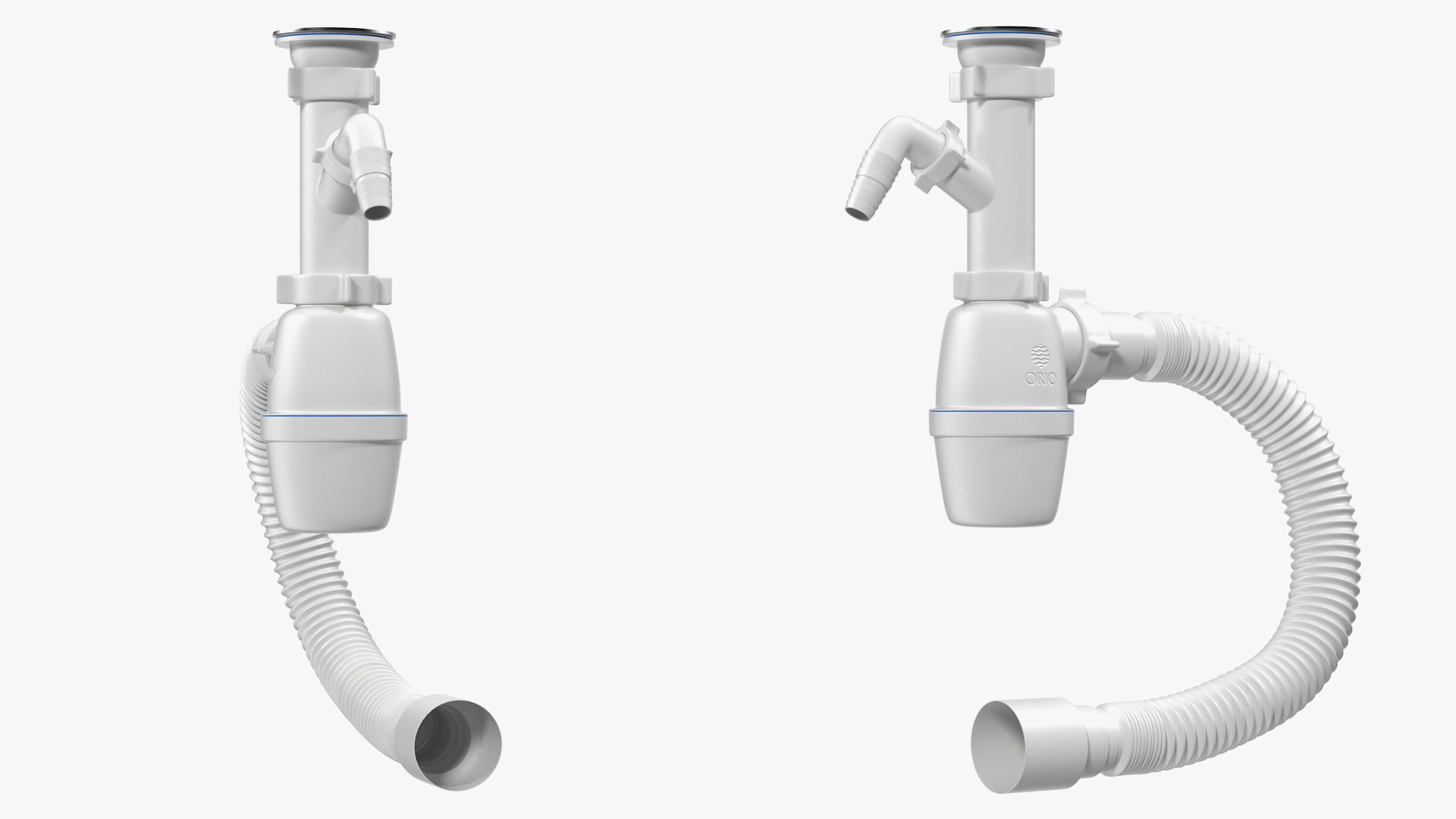 Sink Siphon Parts 3D Model - TurboSquid 1485161