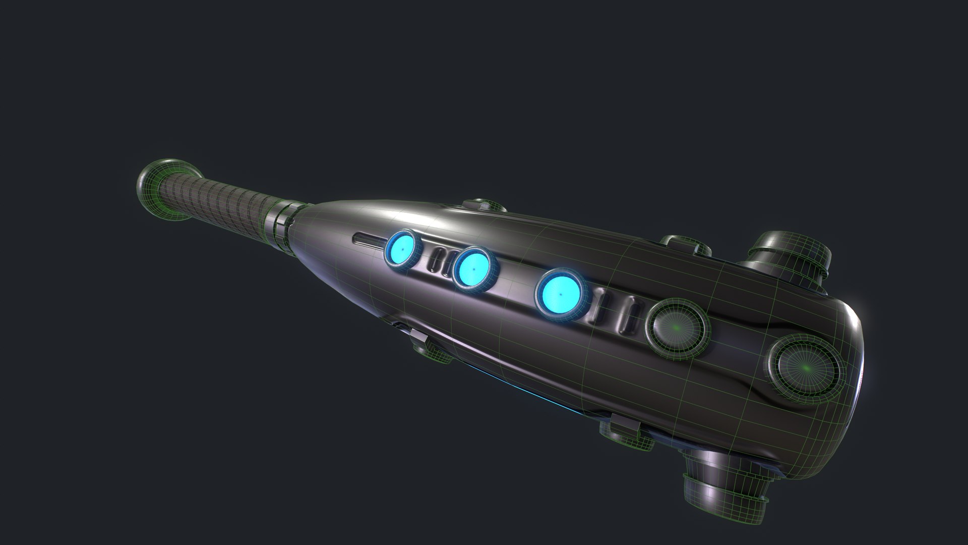Futuristic Baseball Bat 3D - TurboSquid 2176140