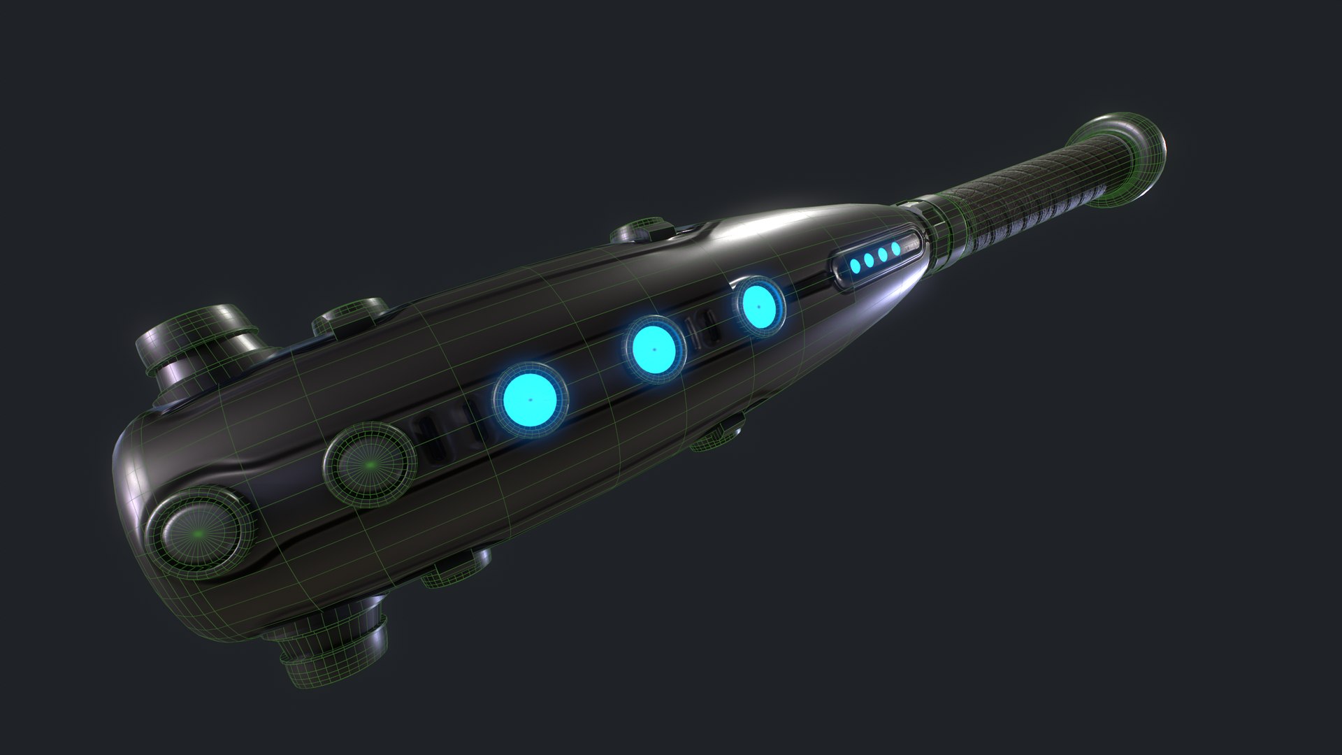 Futuristic Baseball Bat 3D - TurboSquid 2176140