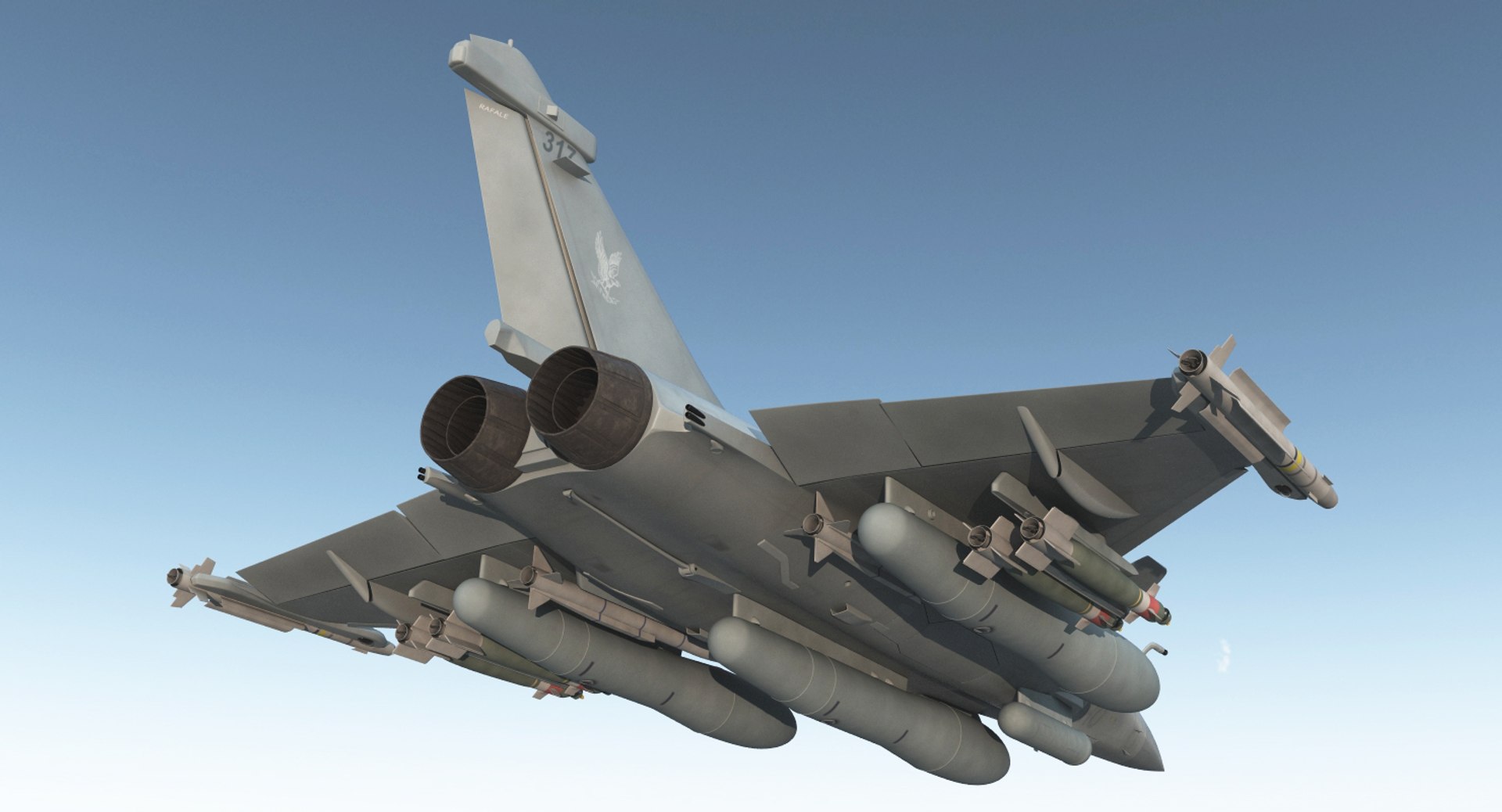 3d Model Dassault Rafale