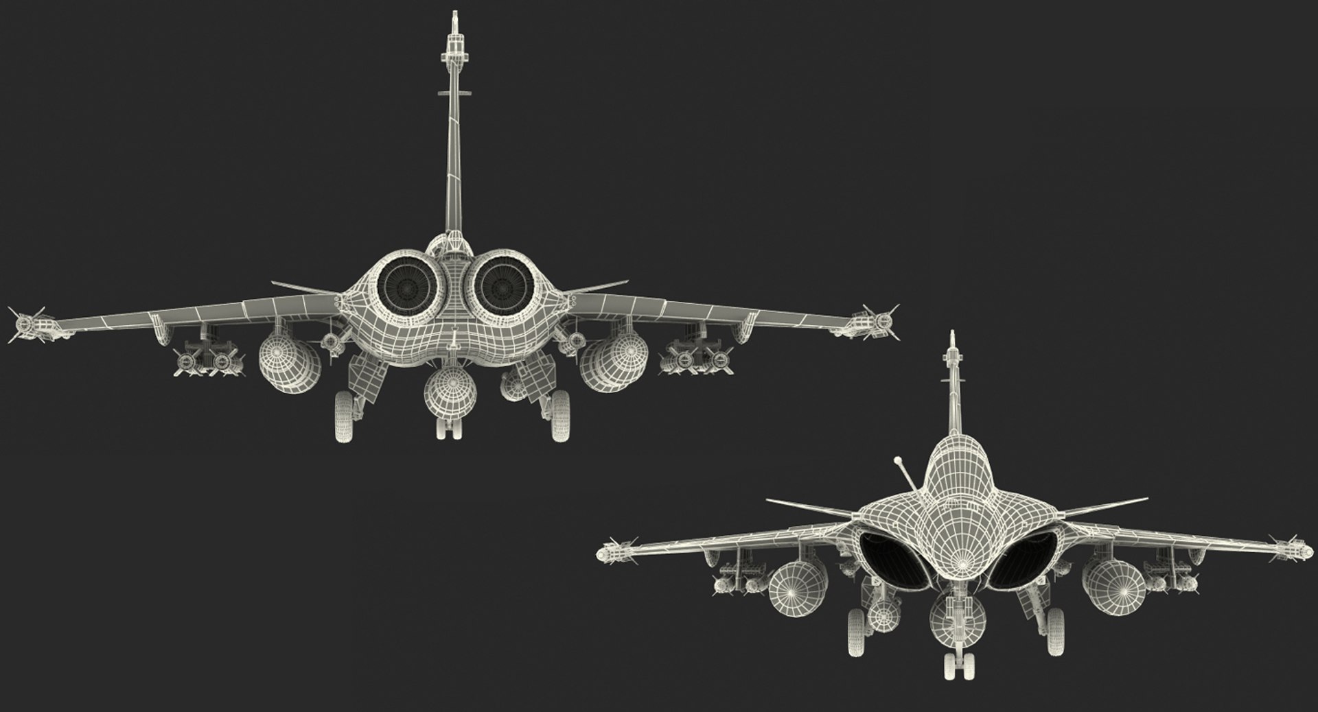 3d model dassault rafale