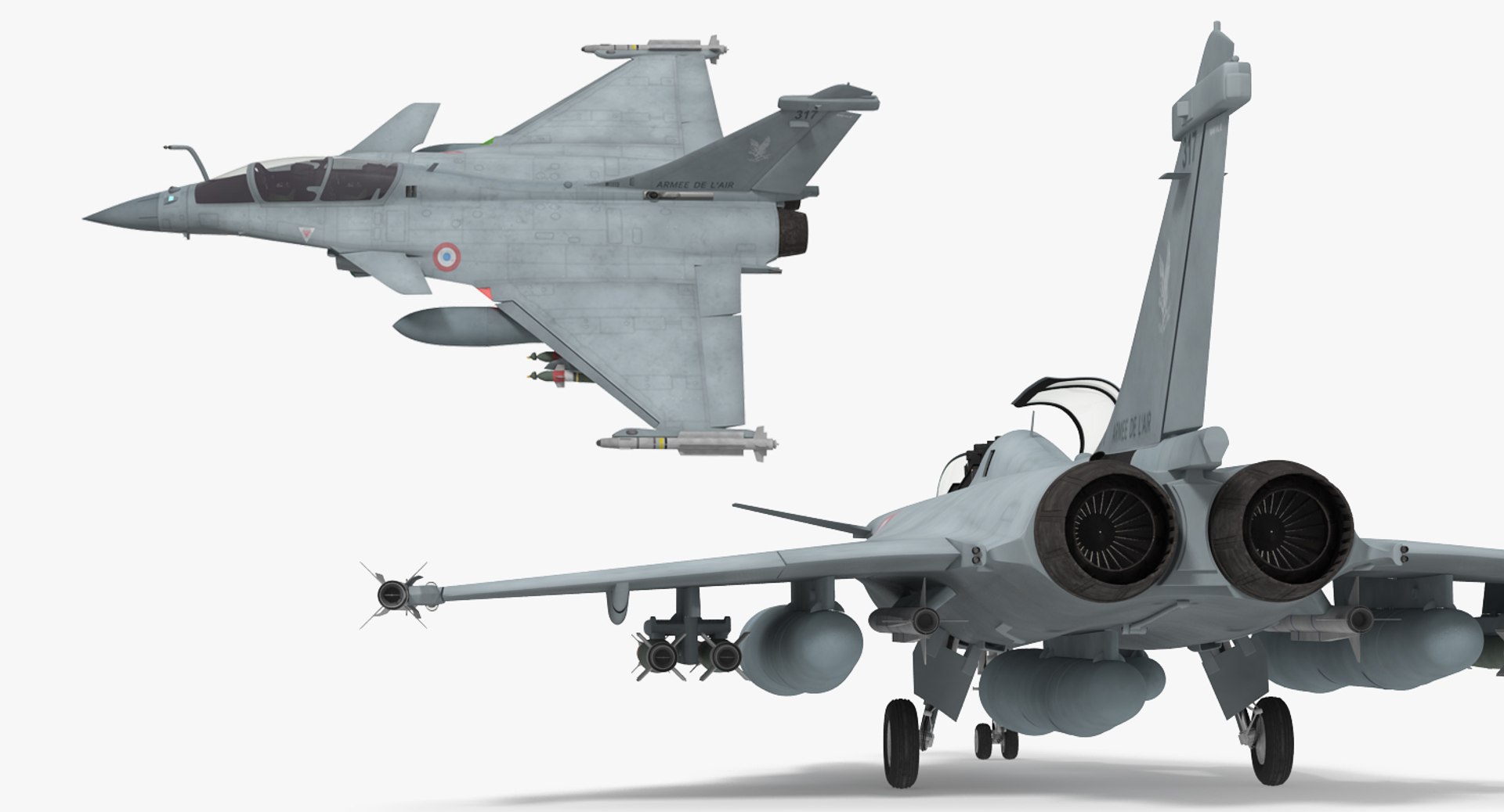 3d model dassault rafale