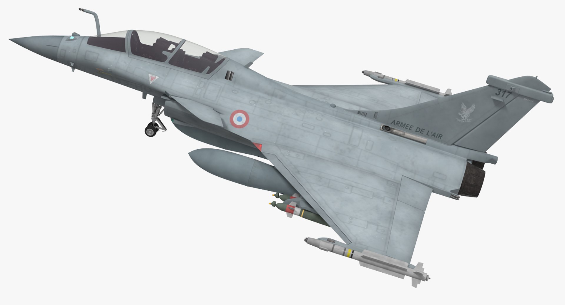 3d Model Dassault Rafale