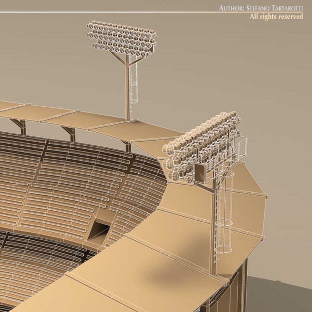 3d Baseball Stadium Model