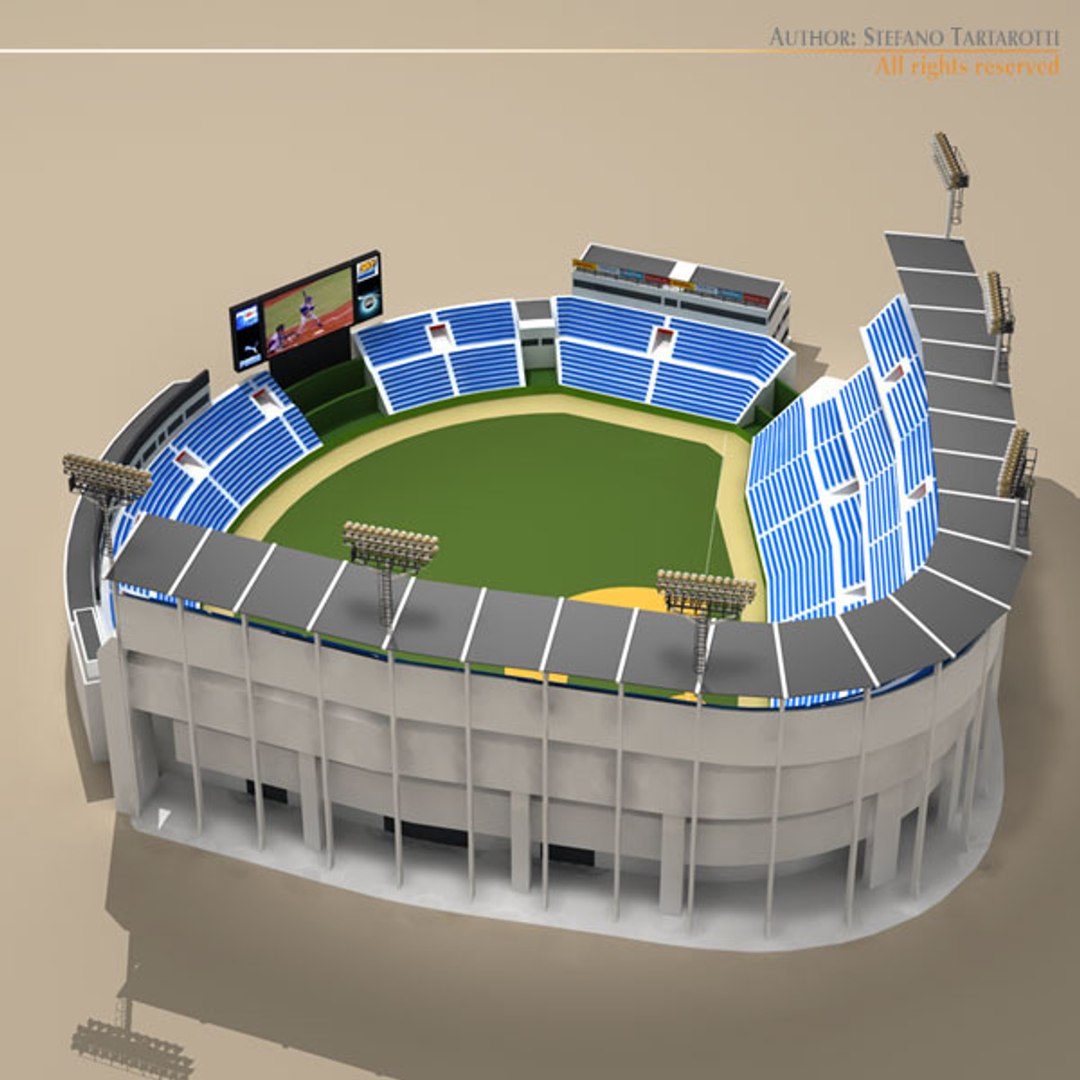 3d Baseball Stadium Model