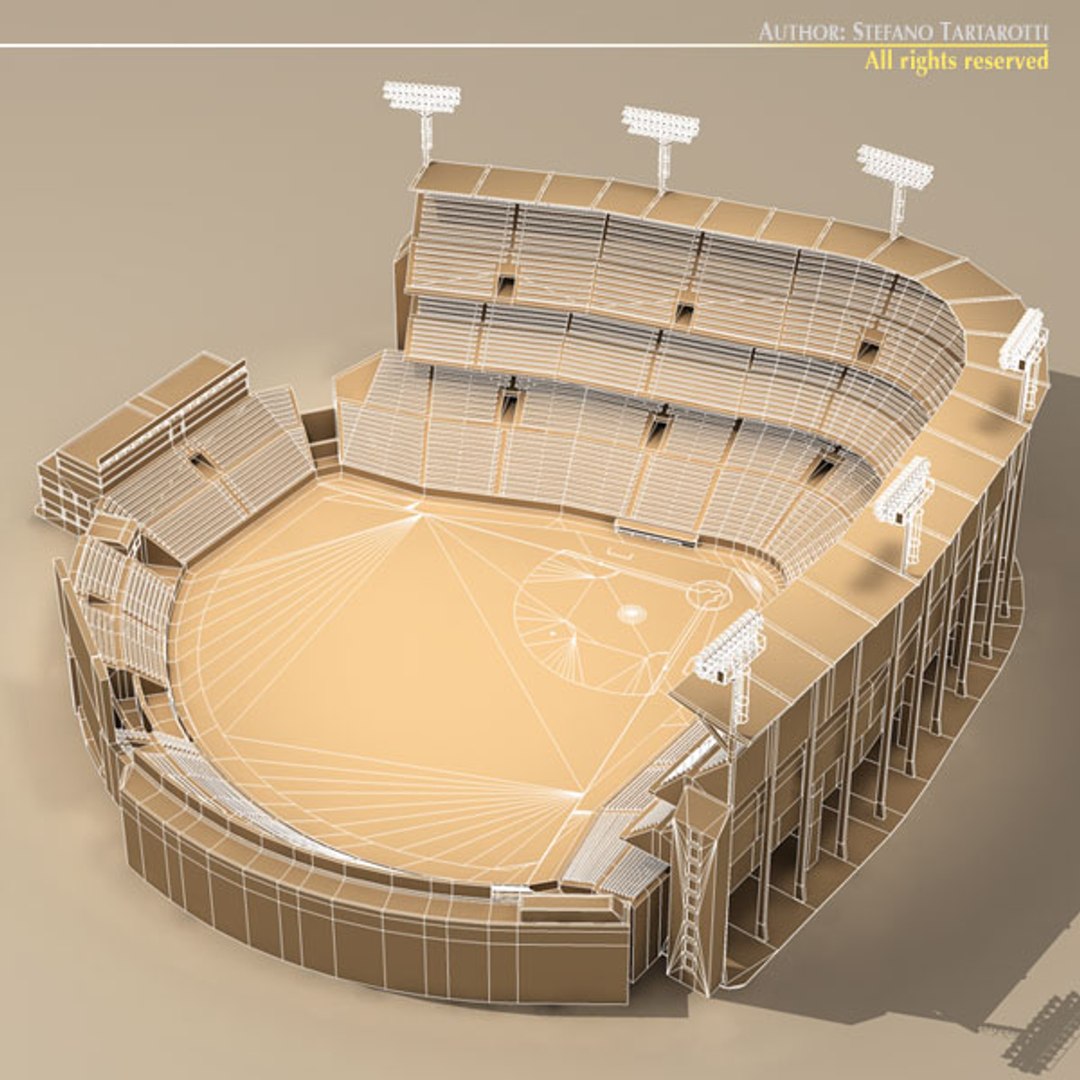 3d Baseball Stadium Model