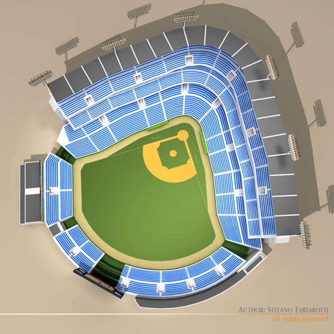 3d Baseball Stadium Model