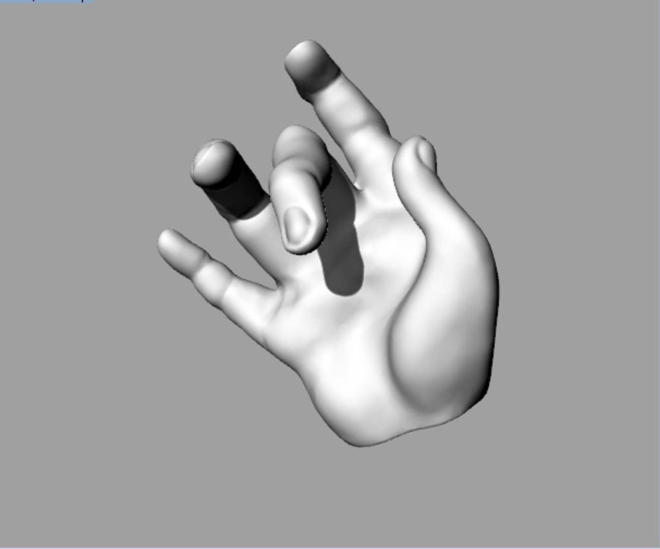 Hand Flicking Model - TurboSquid 1229227