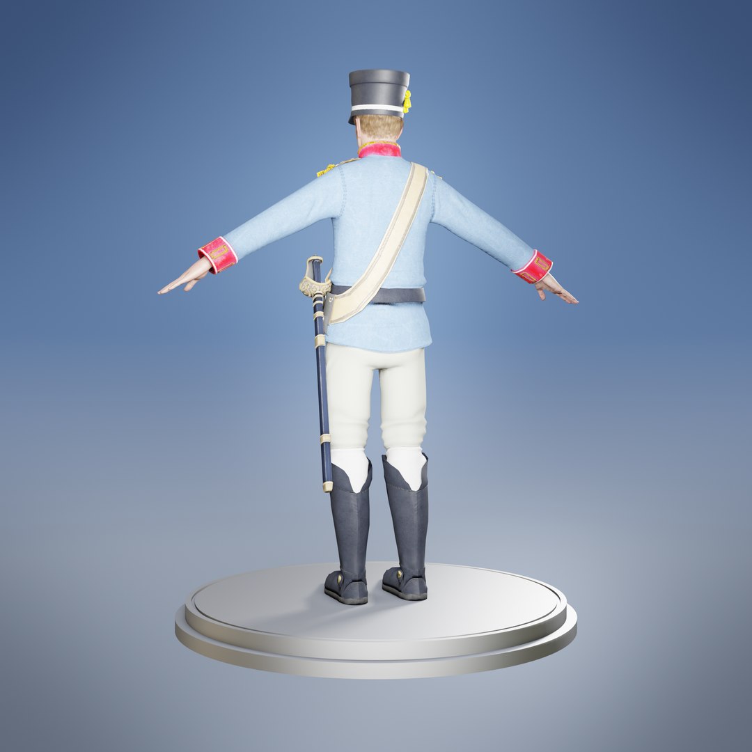 3D Dutch East India Company VOC Soldiers In Uniform - TurboSquid 2184964