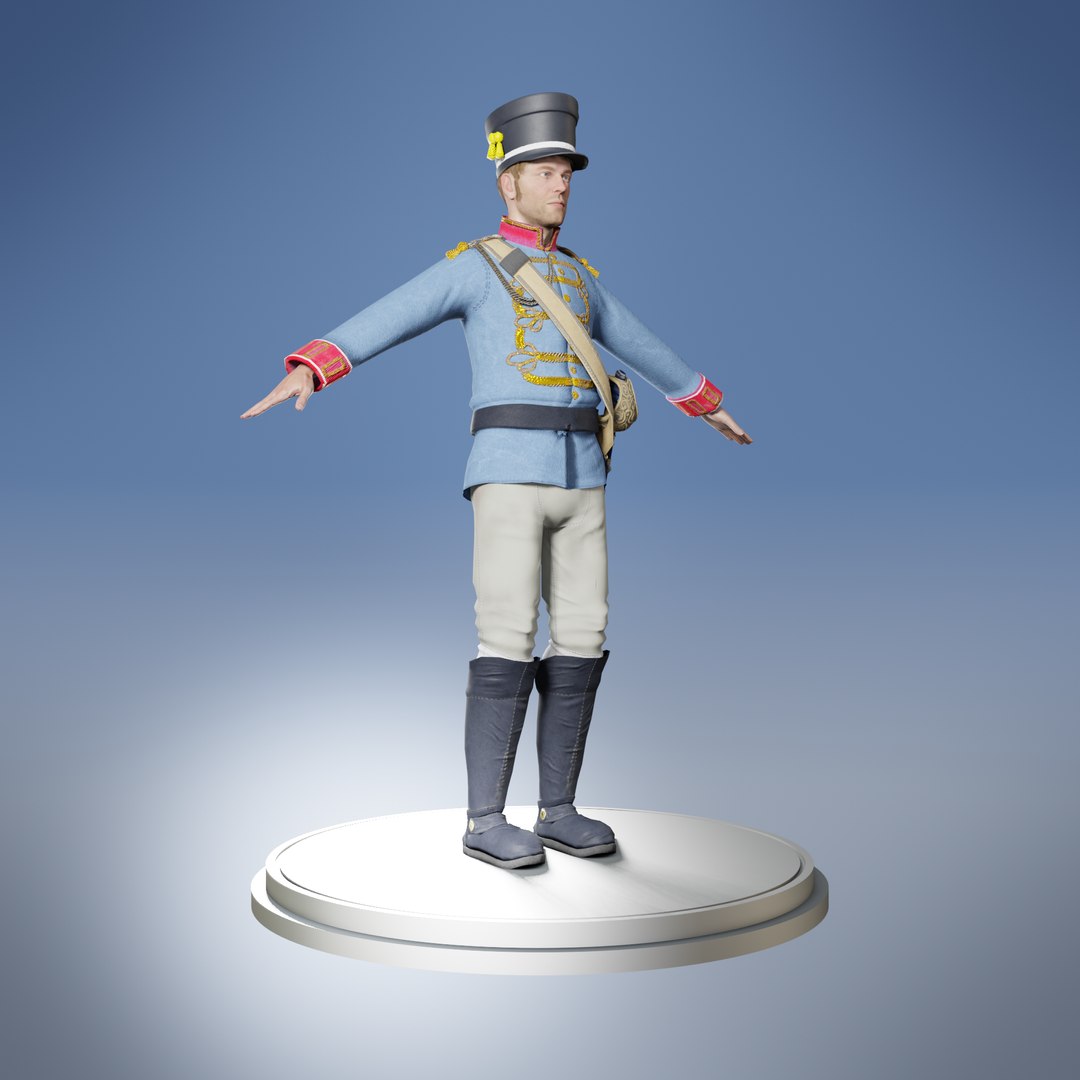 3D Dutch East India Company VOC Soldiers In Uniform - TurboSquid 2184964