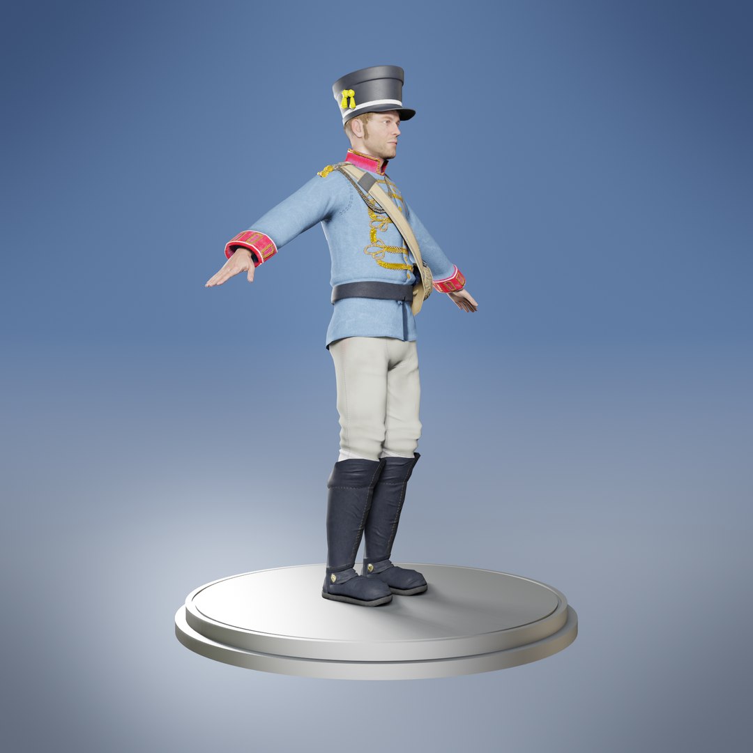 3D Dutch East India Company VOC Soldiers In Uniform - TurboSquid 2184964