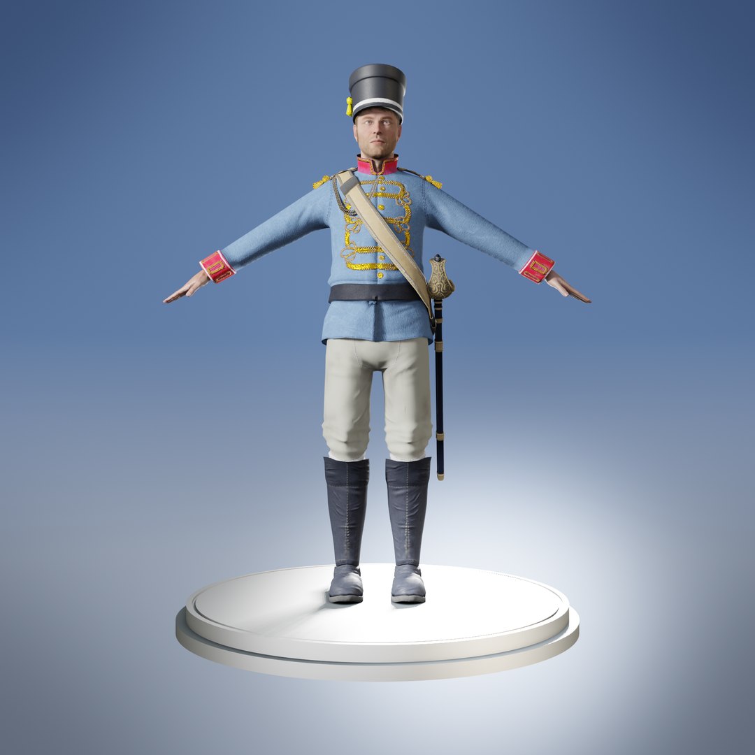 3D Dutch East India Company VOC Soldiers In Uniform - TurboSquid 2184964