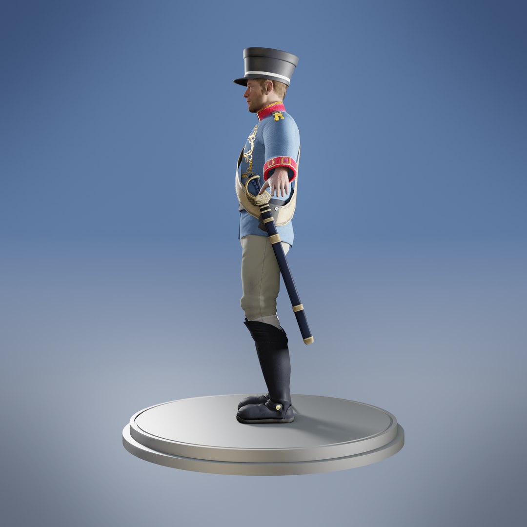 3D Dutch East India Company VOC Soldiers In Uniform - TurboSquid 2184964