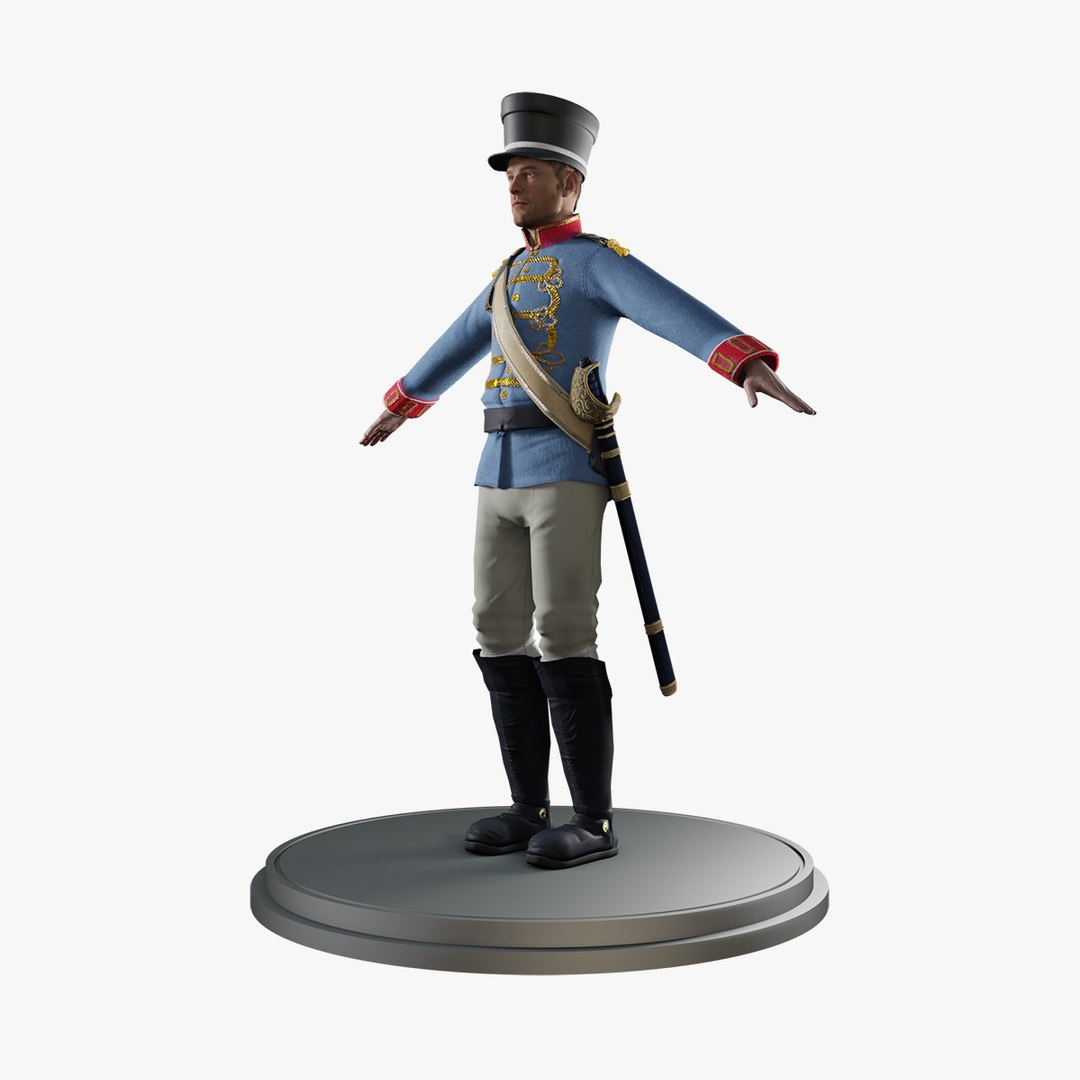 modelo 3d Soldados VOC de la Compañía Holandesa de las Indias ...