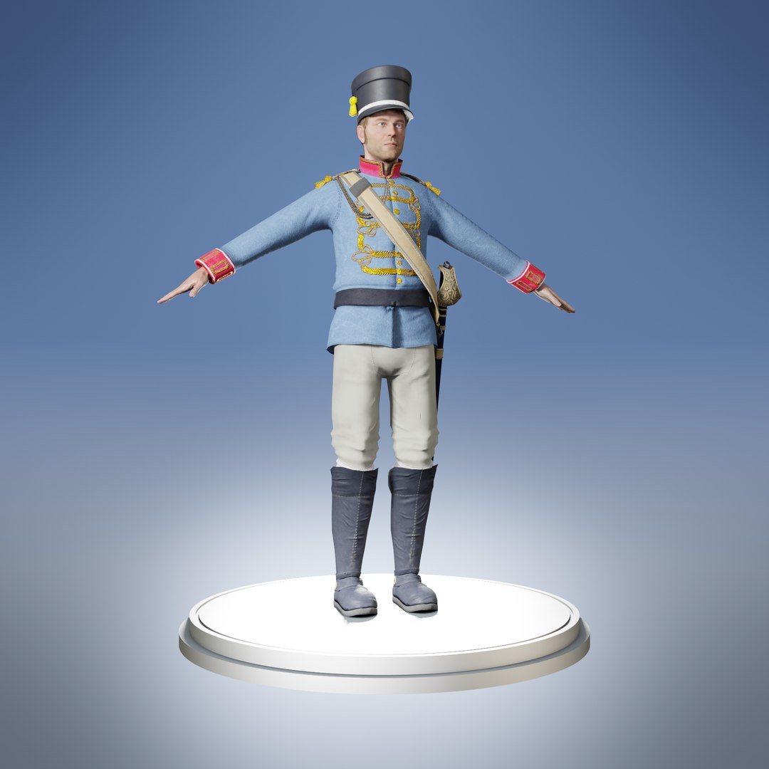 3D Dutch East India Company VOC Soldiers In Uniform - TurboSquid 2184964