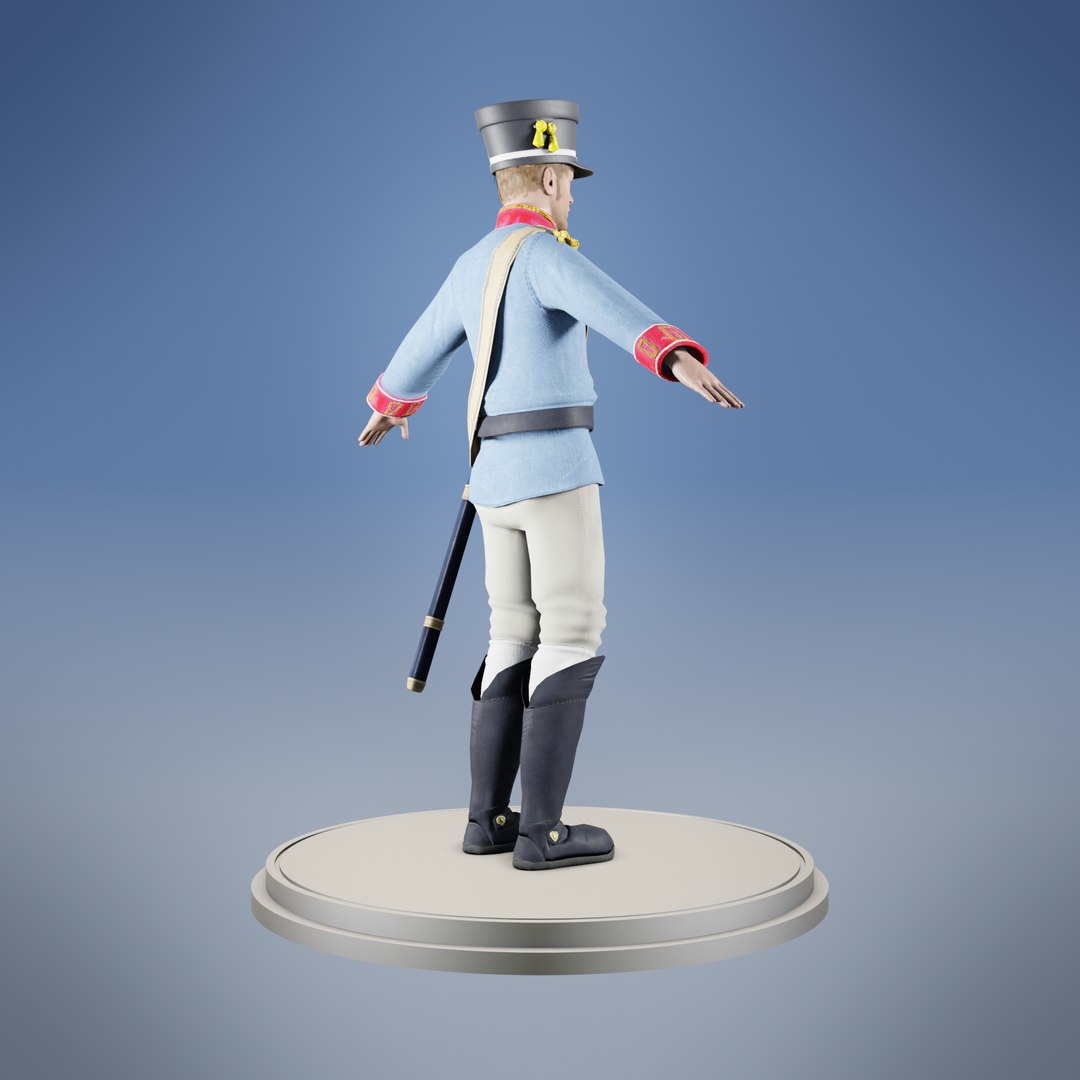 3D Dutch East India Company VOC Soldiers In Uniform - TurboSquid 2184964