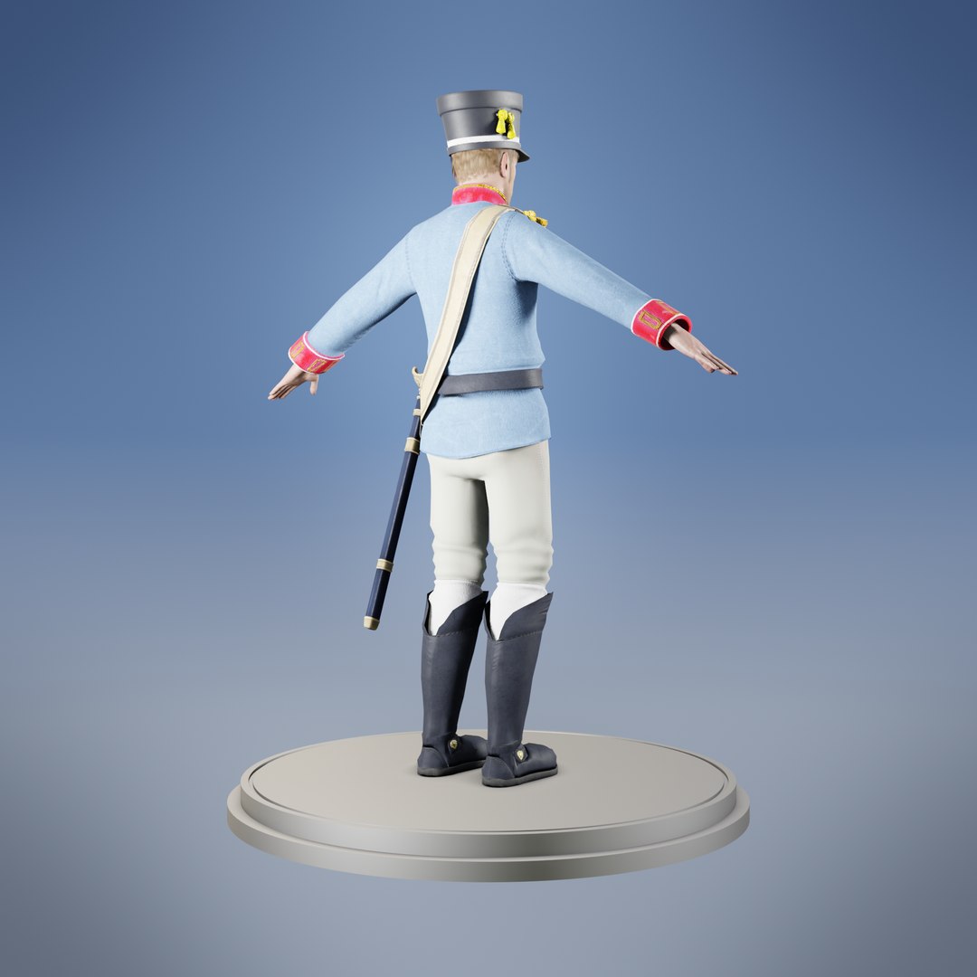 3D Dutch East India Company VOC Soldiers In Uniform - TurboSquid 2184964