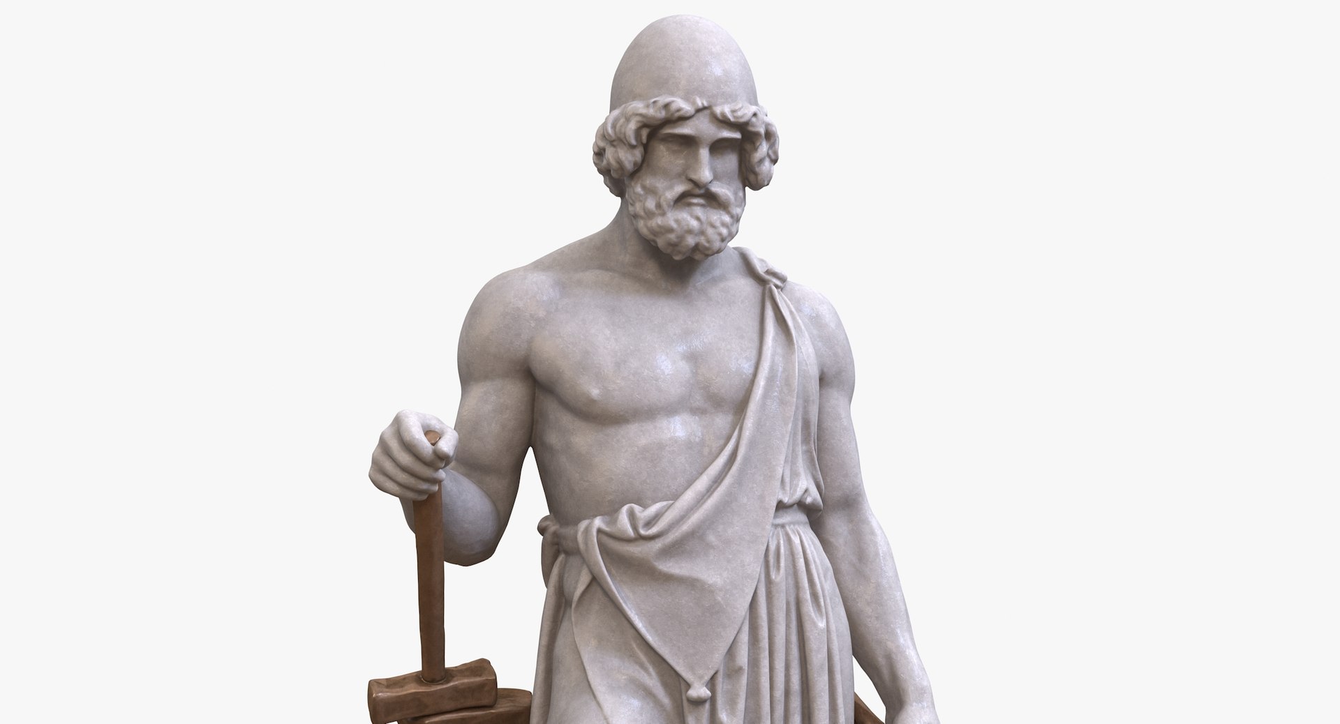 3D Hephaestus Statue v2 - TurboSquid 2106297